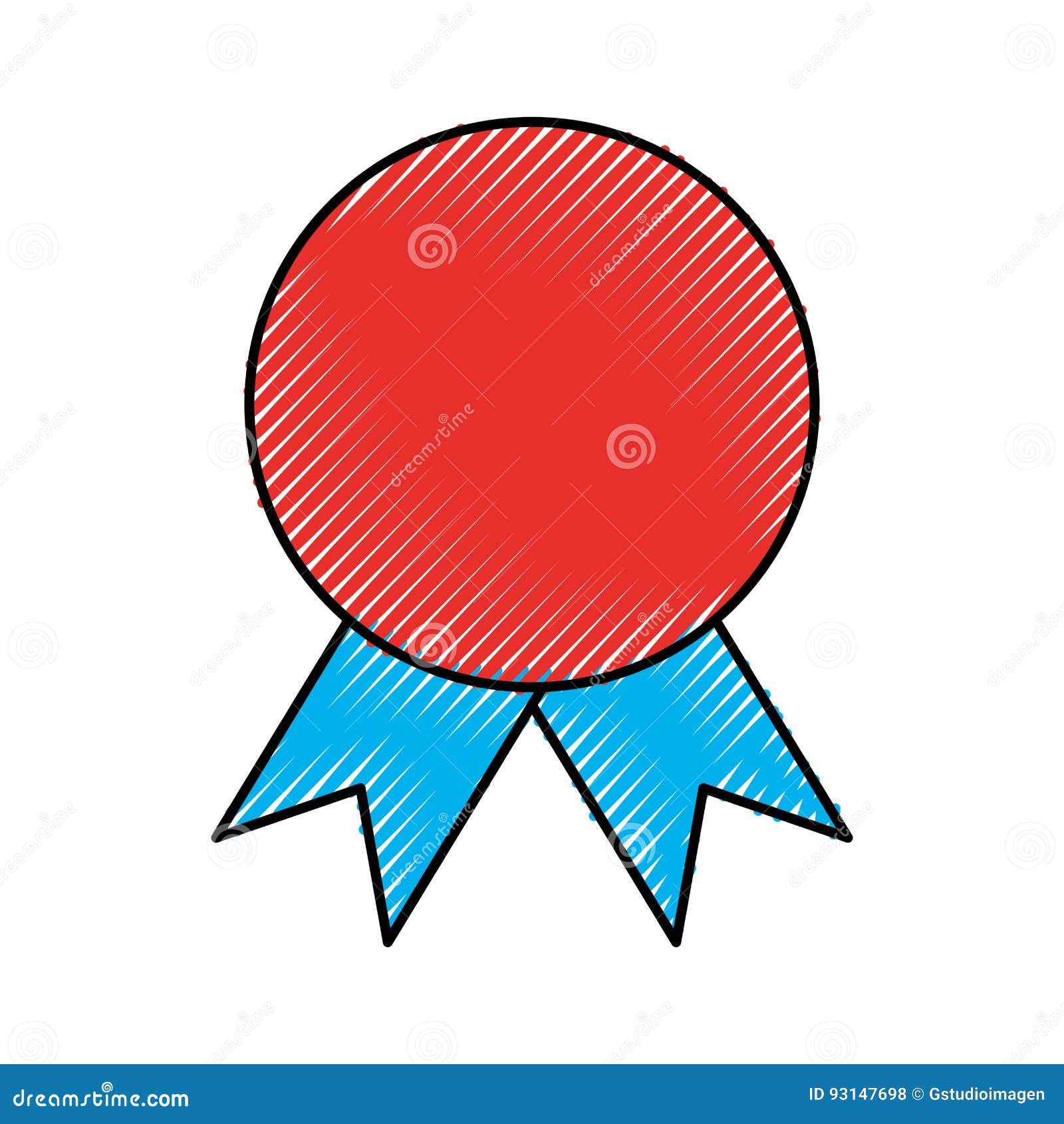 Certificate Seal Isolated Icon Stock Vector - Illustration of prize ...