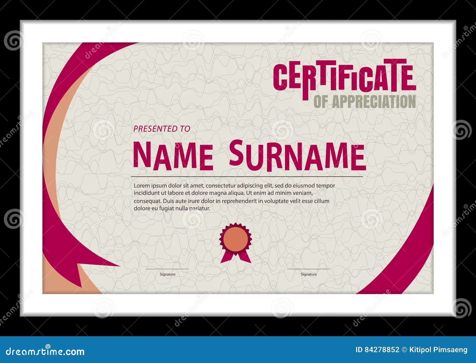 Certificate Template,abstract Diploma Layout. Stock Vector ...