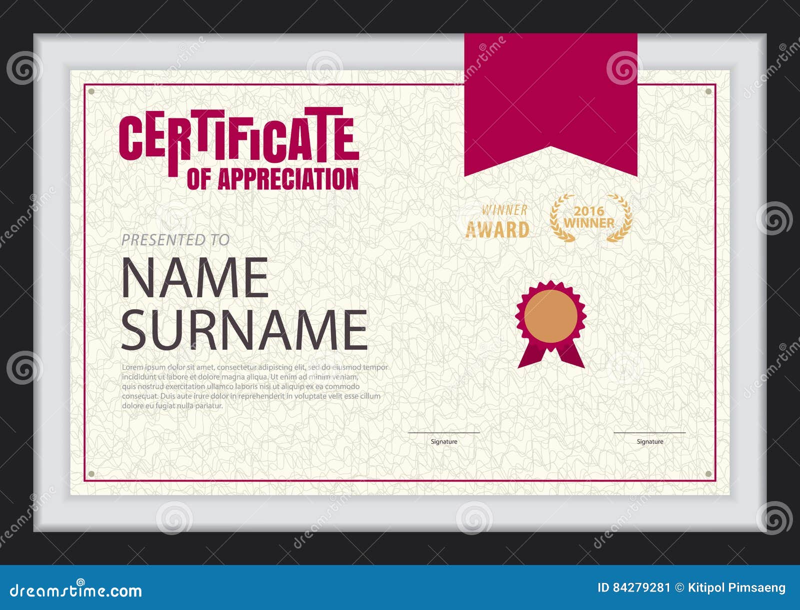 Certificate Template,abstract Diploma Layout. Stock Vector ...