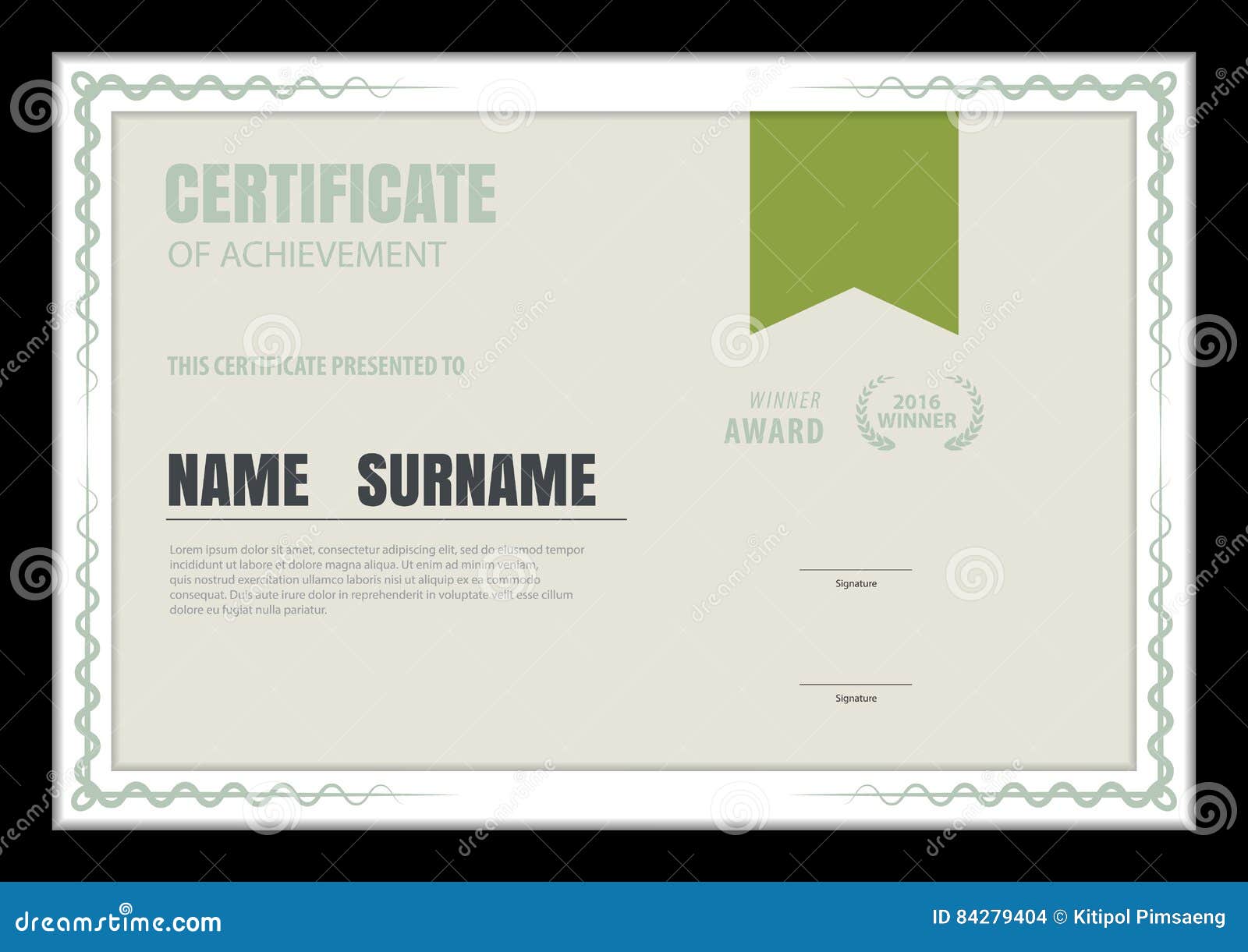 Certificate Template,abstract Diploma Layout. Stock Vector ...