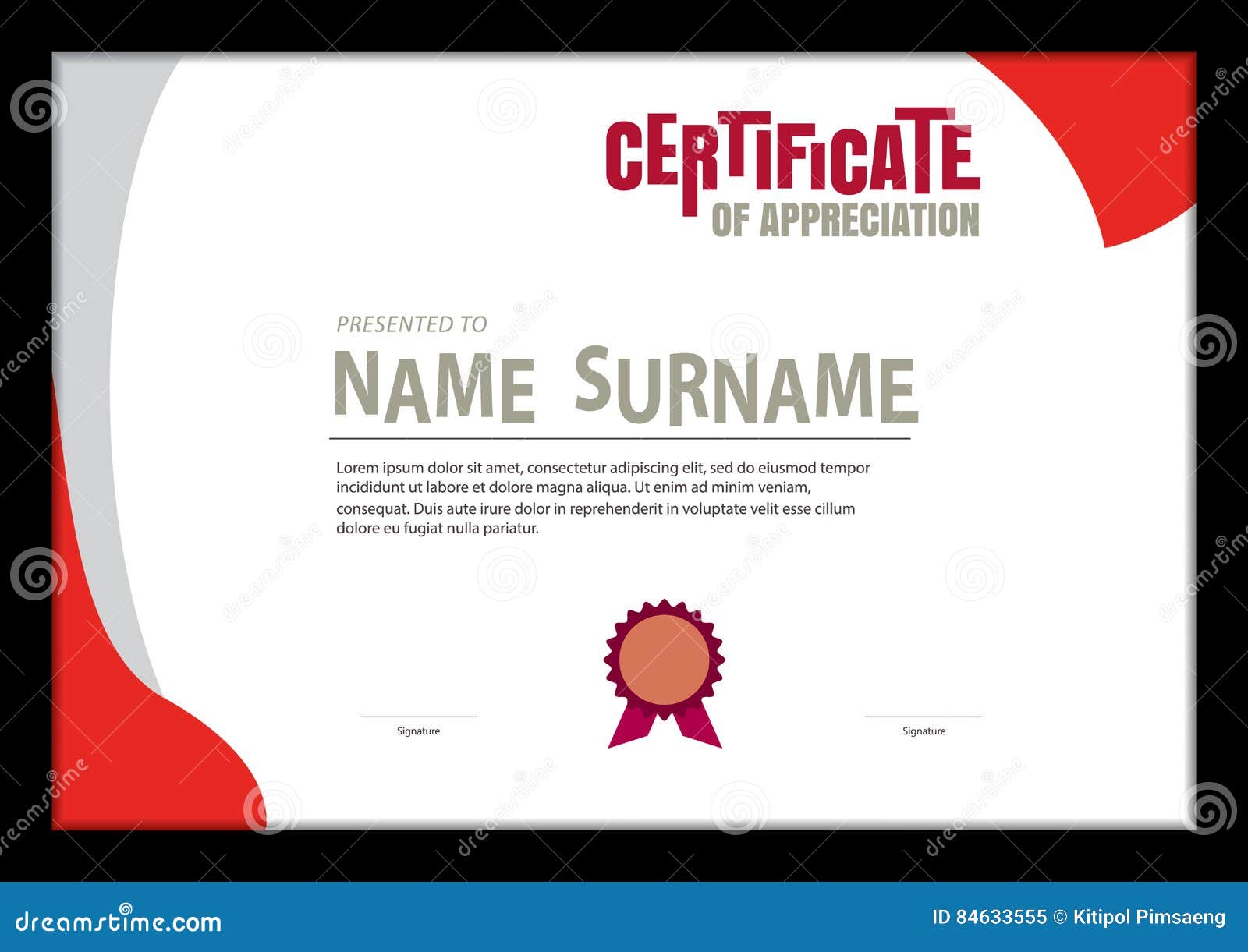 Certificate Template,abstract Diploma Layout. Stock Vector ...