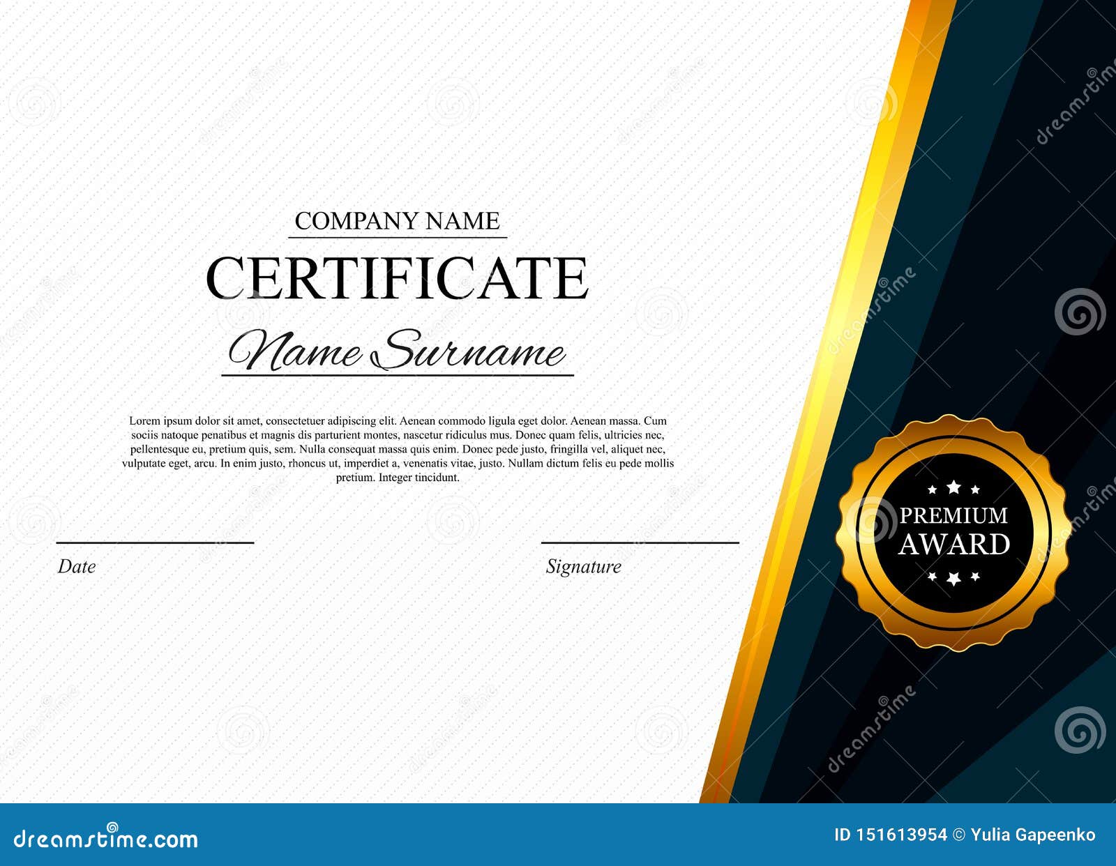 Certificate Template Background. Award Diploma Design Blank Stock ... Certificate Template Background. Award Diploma Design Blank Stock ...
