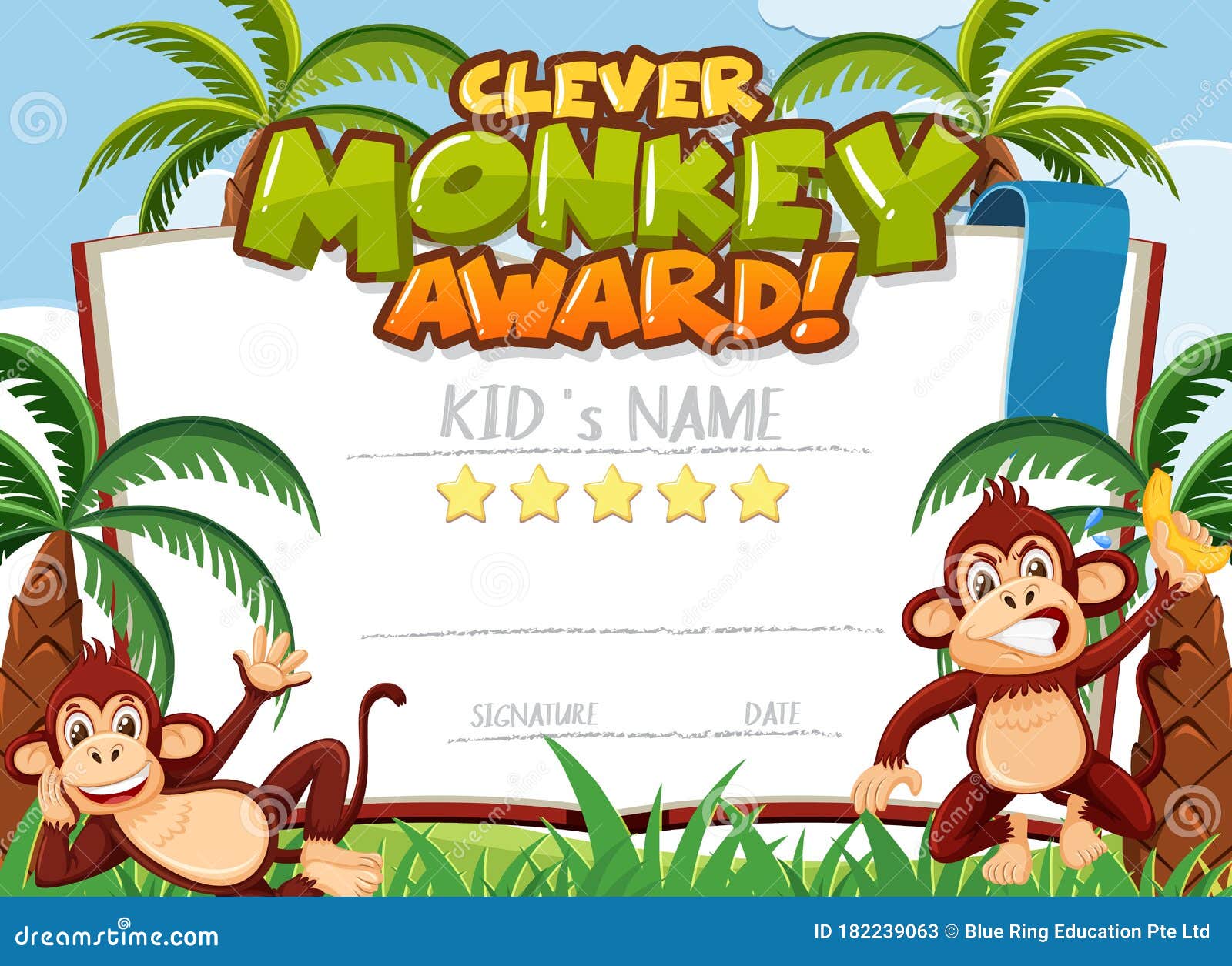Monkey Award Stock Illustrations – 110 Monkey Award Stock Illustrations ...