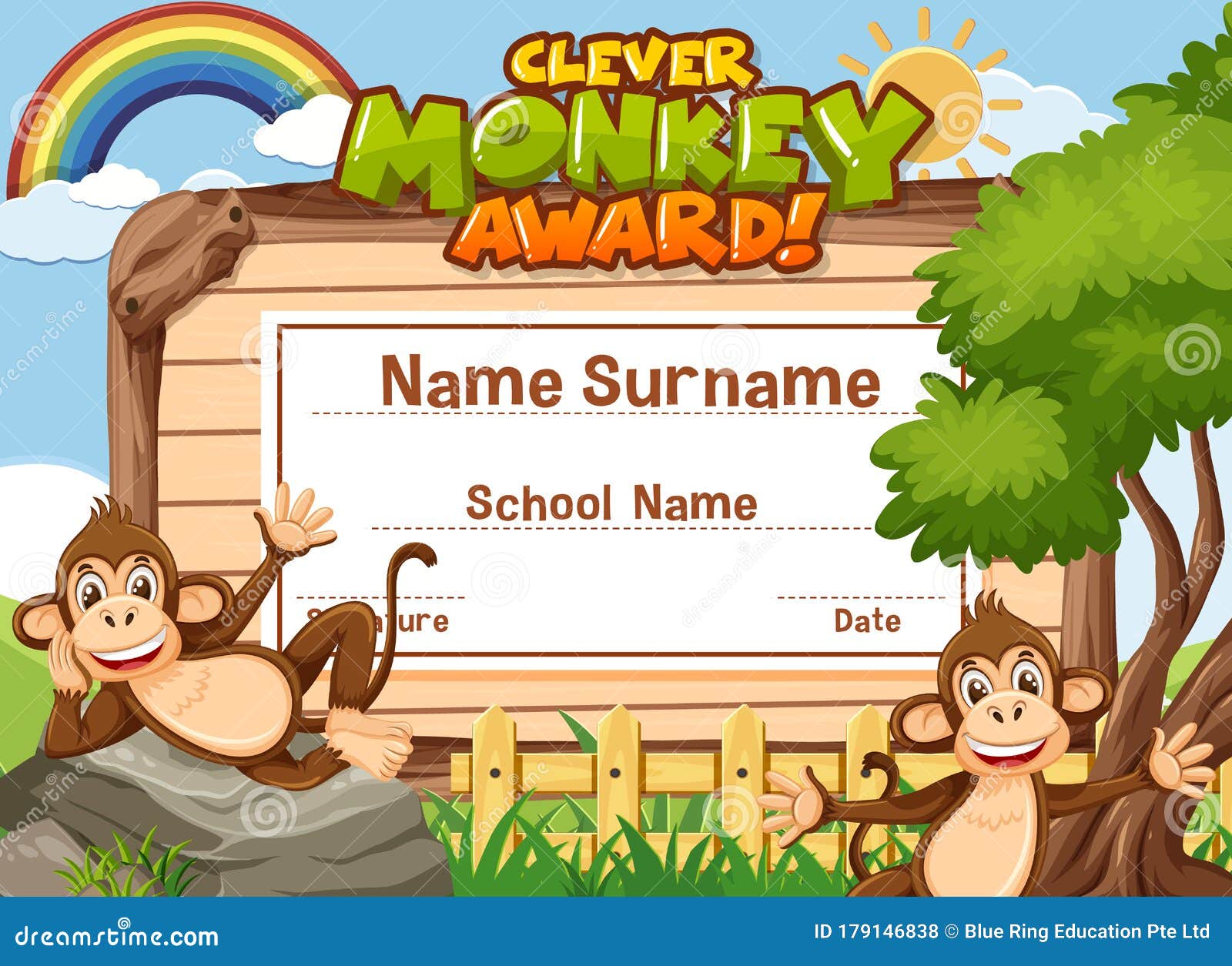 Clever Monkey Vector Illustration | CartoonDealer.com #5434586