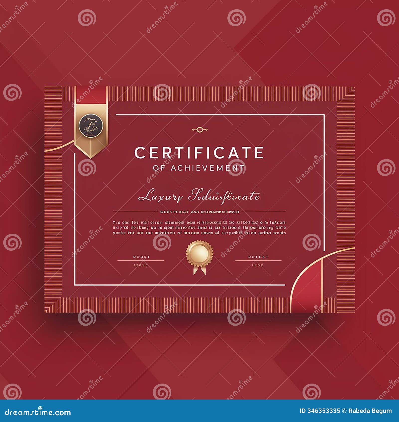 Certificate Template Design Generative Ai. Quality Certificate and ...