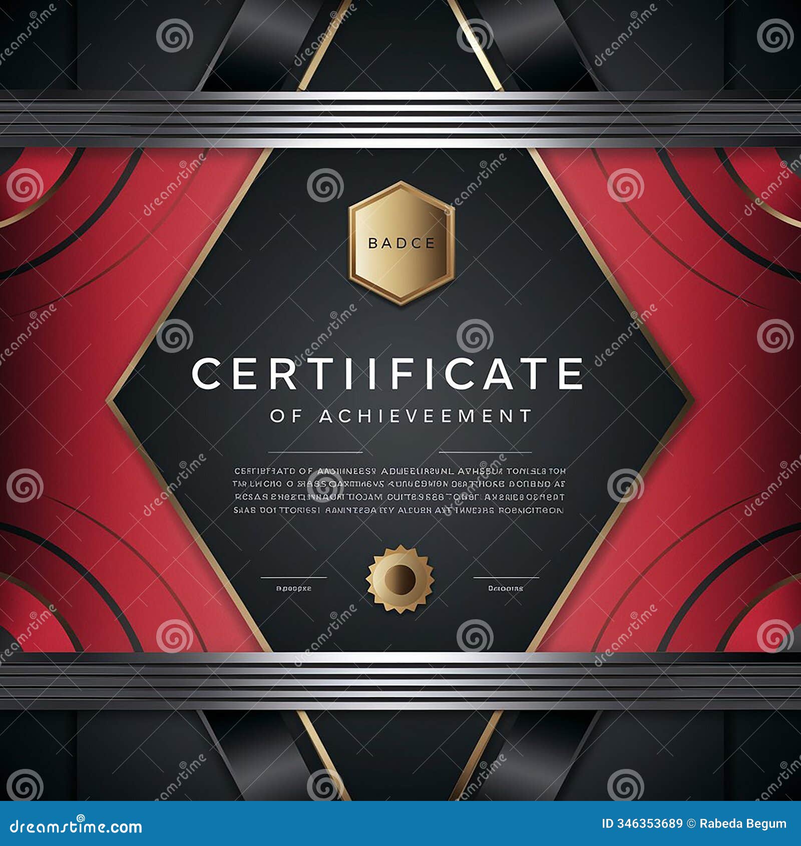 Certificate Template Design Generative Ai. Quality Certificate and ...