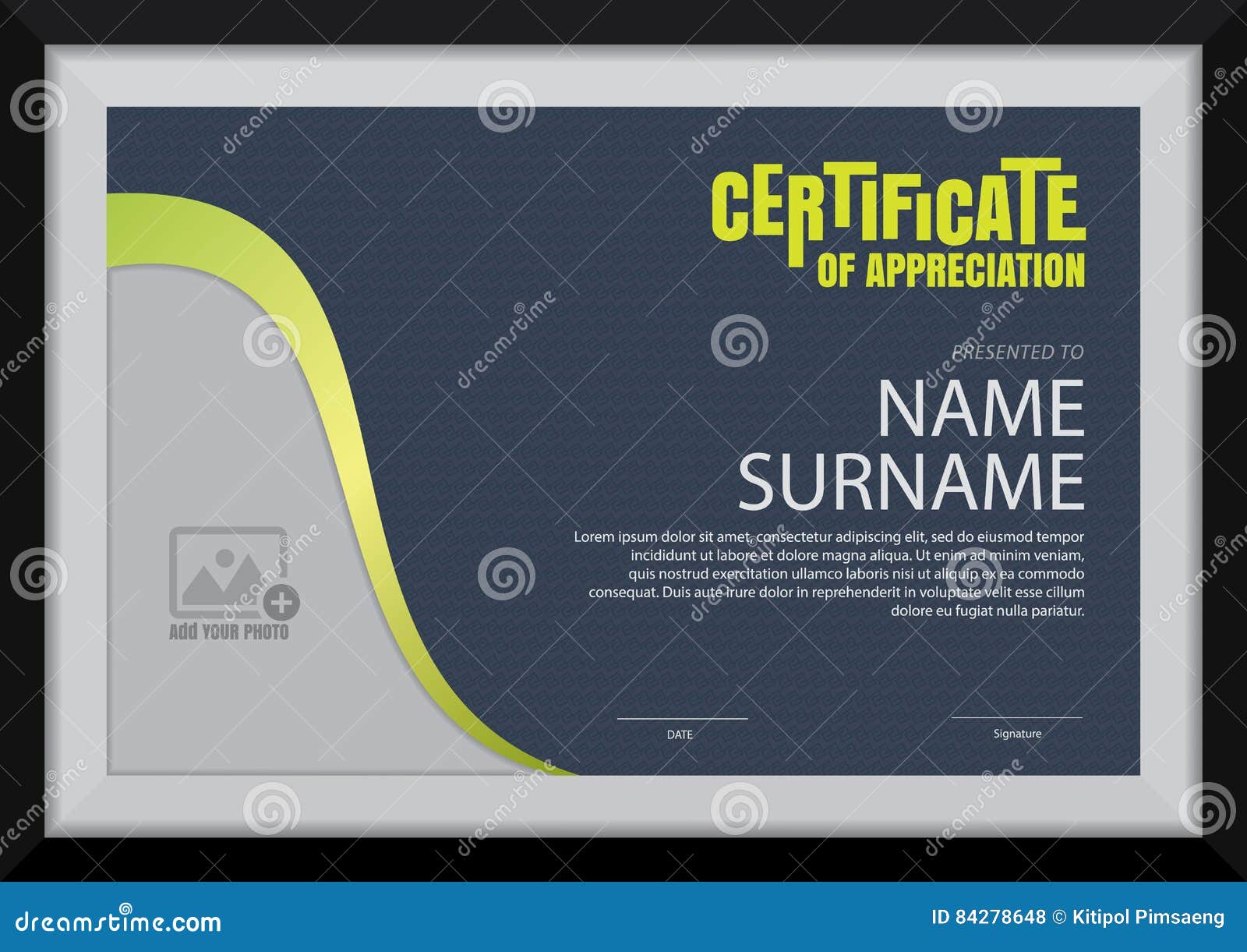 Certificate Template,diploma Layout. Stock Vector - Illustration of ...