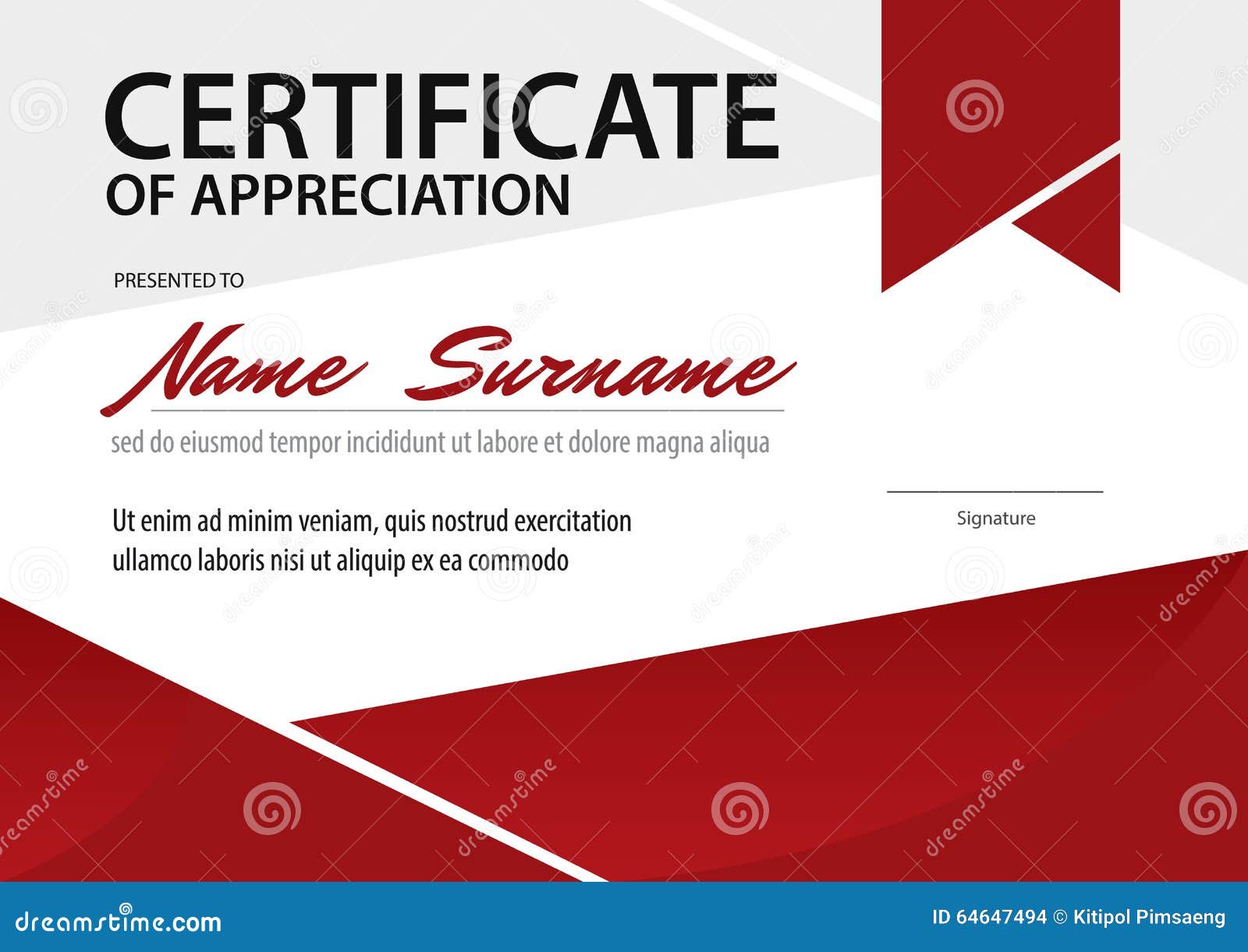 Certificate Template,diploma Layout Stock Vector - Illustration of ...