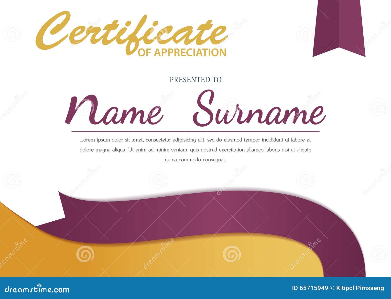 Certificate Template,diploma Layout Stock Vector - Illustration of ...