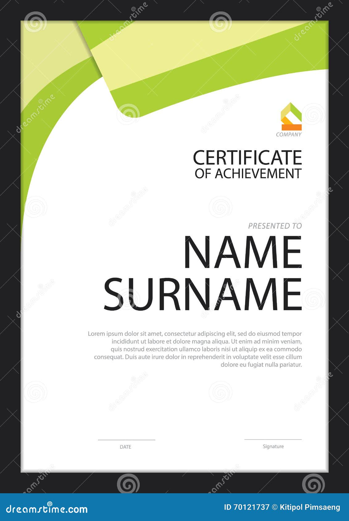 Certificate Template,diploma Layout Stock Vector - Illustration of ...