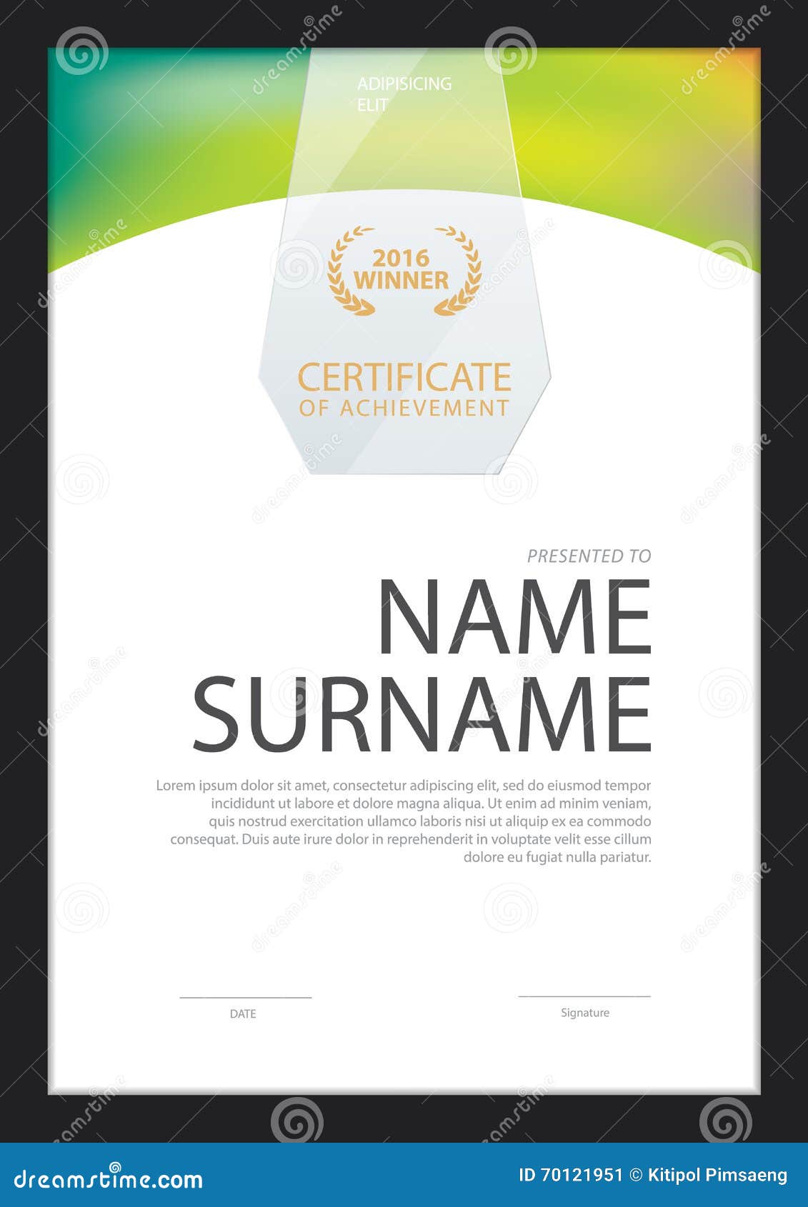 Certificate Template,diploma Layout Stock Vector - Illustration of ...