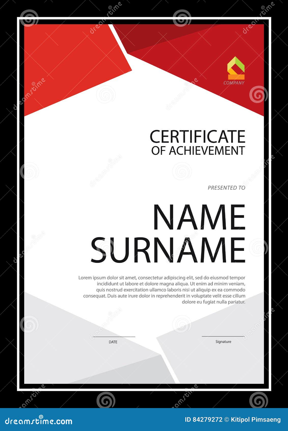 Certificate Template,diploma Layout. Stock Vector - Illustration of ...