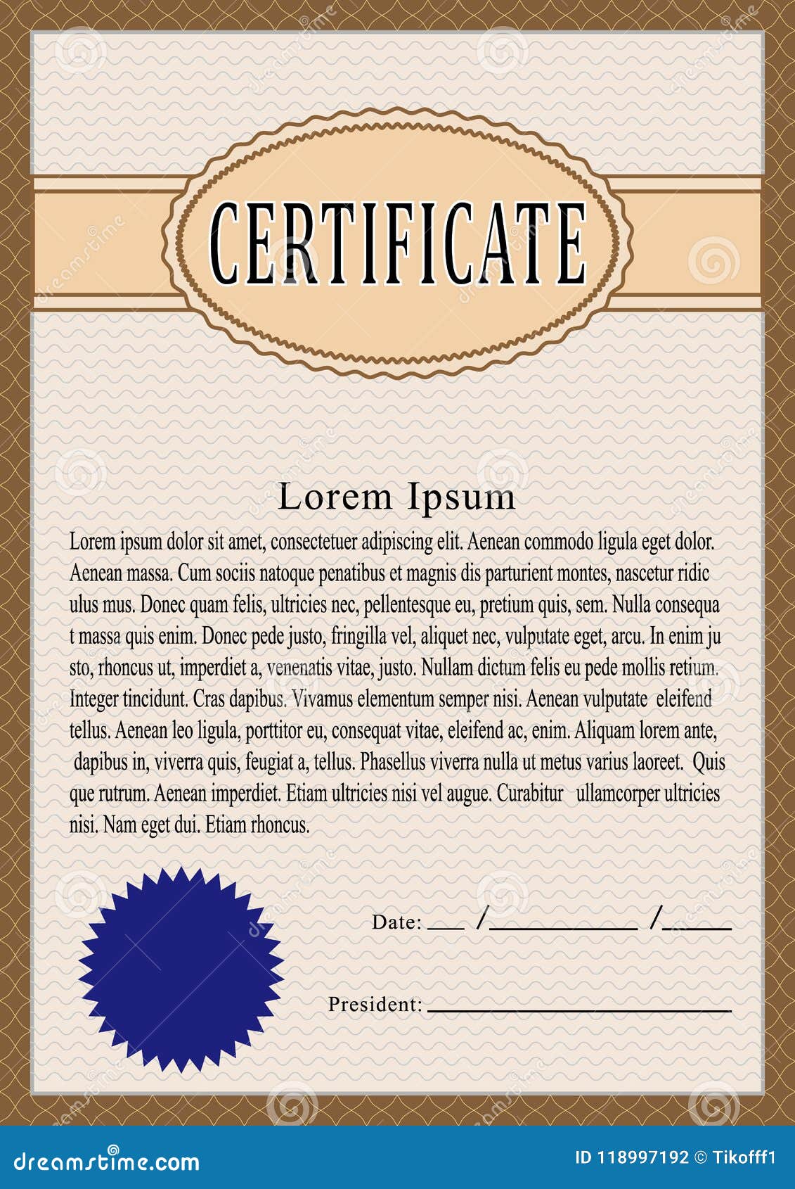 Certificate Template,diploma Layout,A4 Size ,vector Stock Vector ...