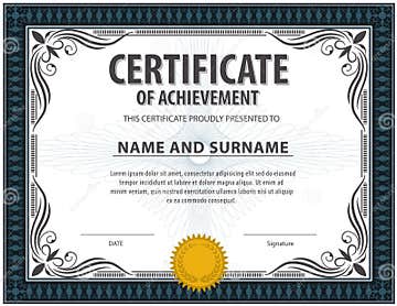 Certificate Template,diploma,Letter Size ,vector Stock Vector ...