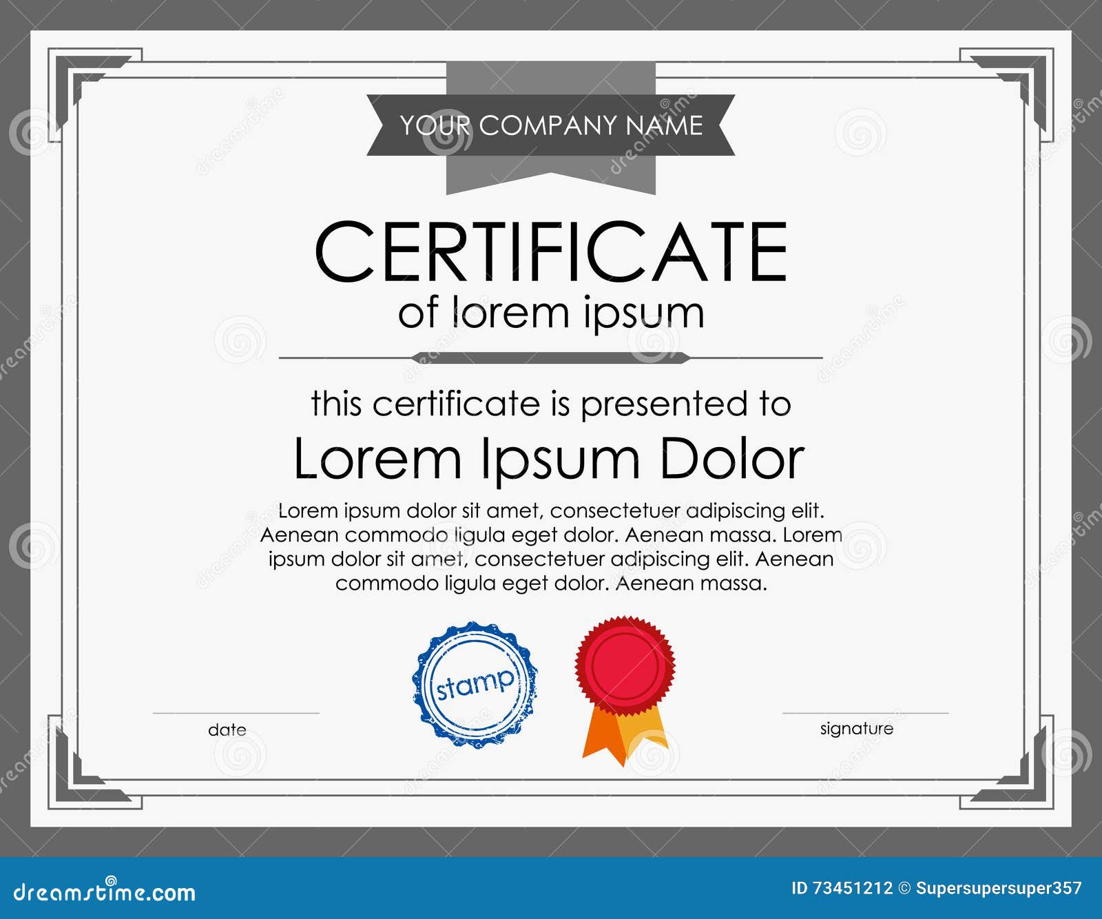 Formal Certificate Templates