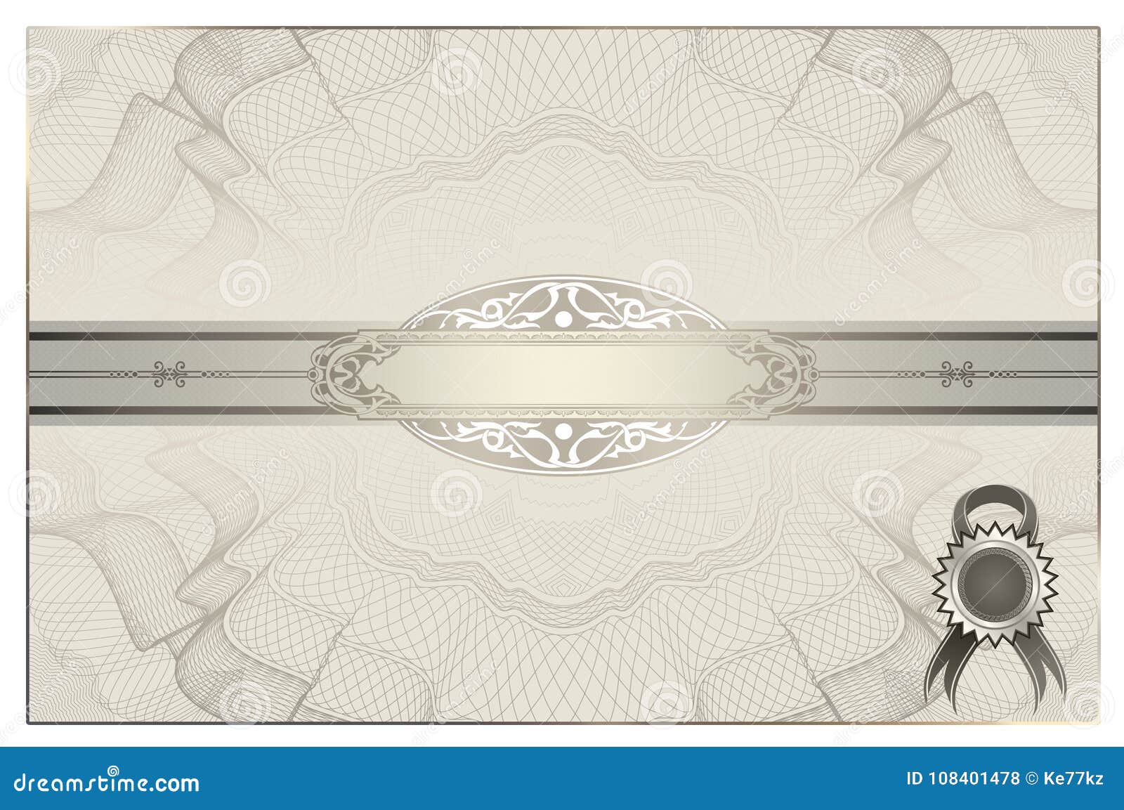Certificate Template with Guilloche Elements. Stock Illustration ... Certificate Template with Guilloche Elements. Stock Illustration ...