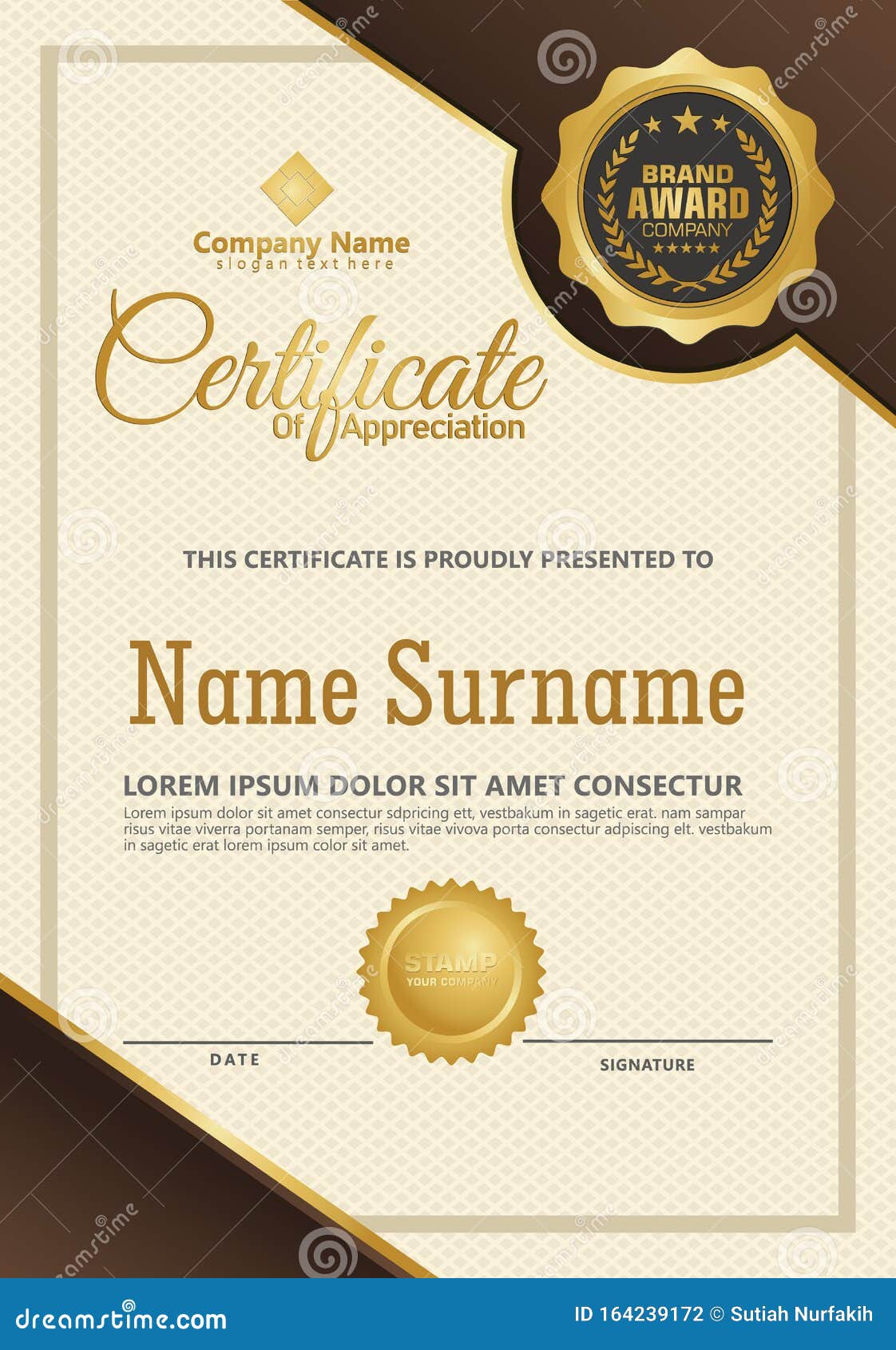 Certificate Template with Luxury and Elegant Texture Modern Pattern ... Certificate Template with Luxury and Elegant Texture Modern Pattern ...