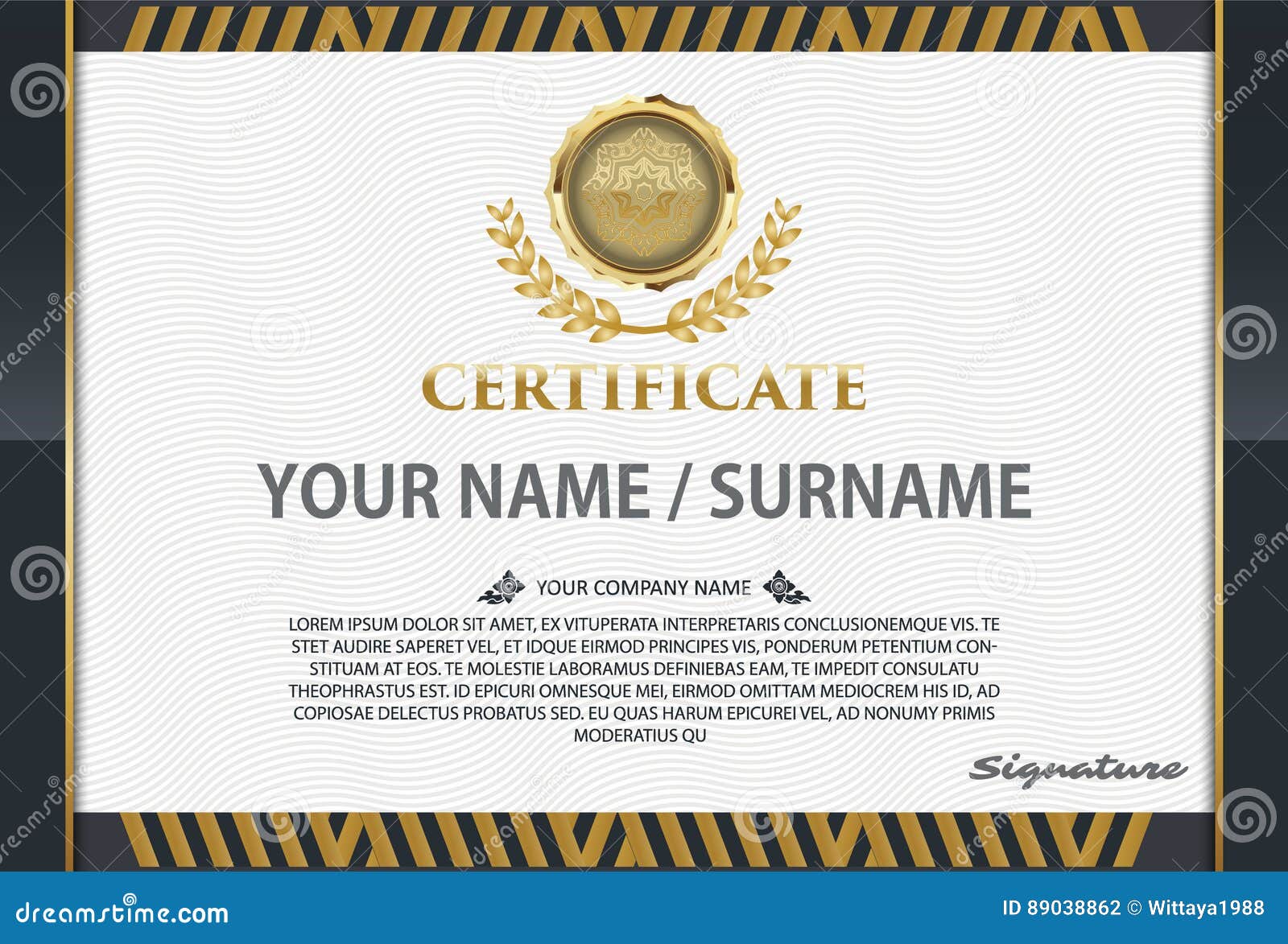 Diploma, Cdr Vector | CartoonDealer.com #20491361