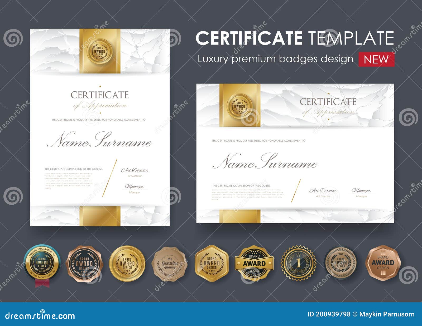 Certificate Template with Luxury Pattern,diploma,Vector Illustration ...