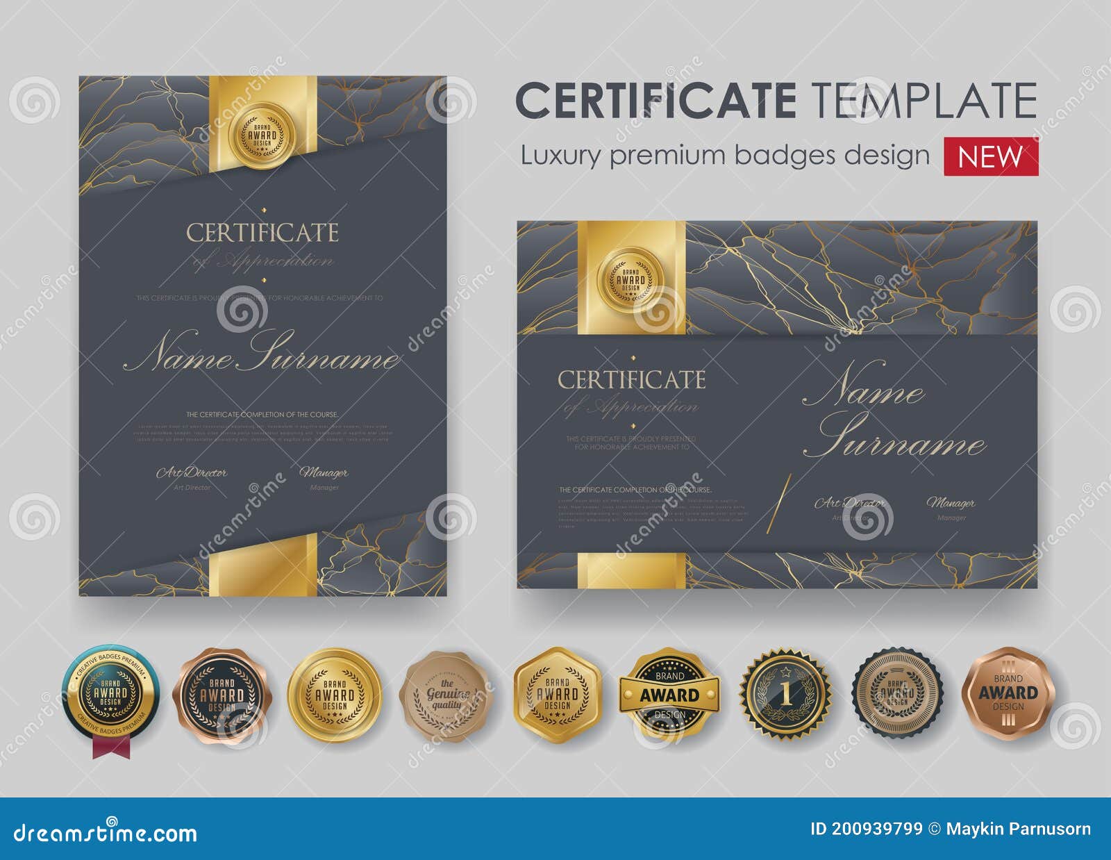 Certificate Template with Luxury Pattern,diploma,Vector Illustration ...
