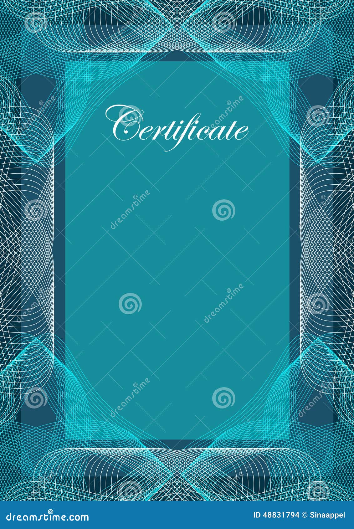 Certificate Vector Icon In Doodle Style Isolated On White Background ...