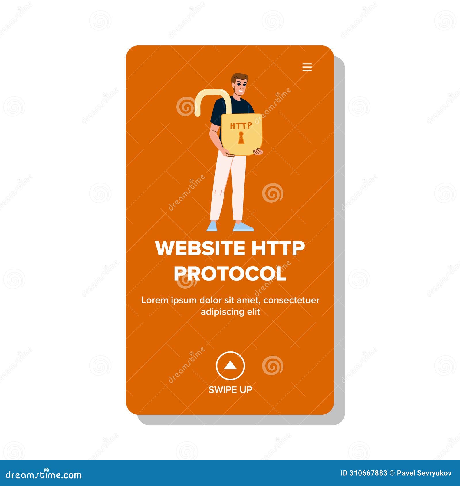 Certificate Website Http Protocol Vector Stock Illustration ...