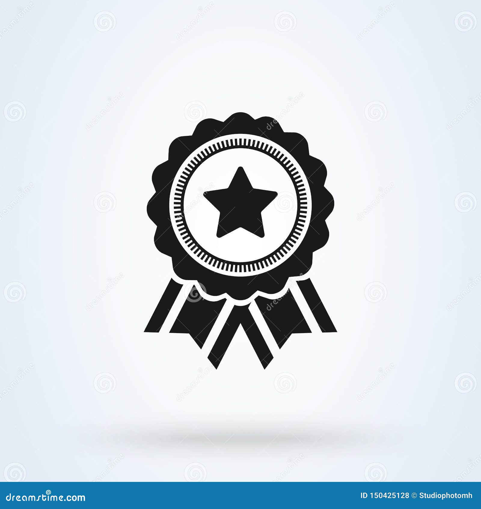 Certification Seal Ribbon, Simple Vector Modern Icon Design ...