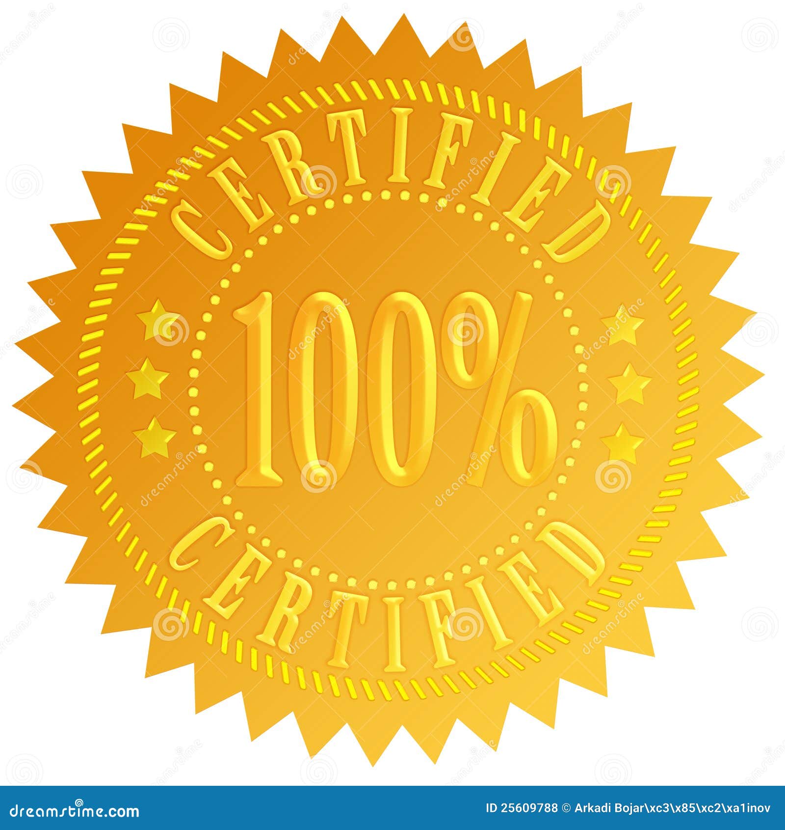 Certified icon stock illustration. Illustration of certify - 25609788