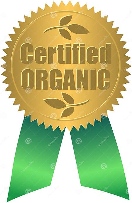 Certified Organic Seal/eps stock vector. Illustration of logo - 4334842
