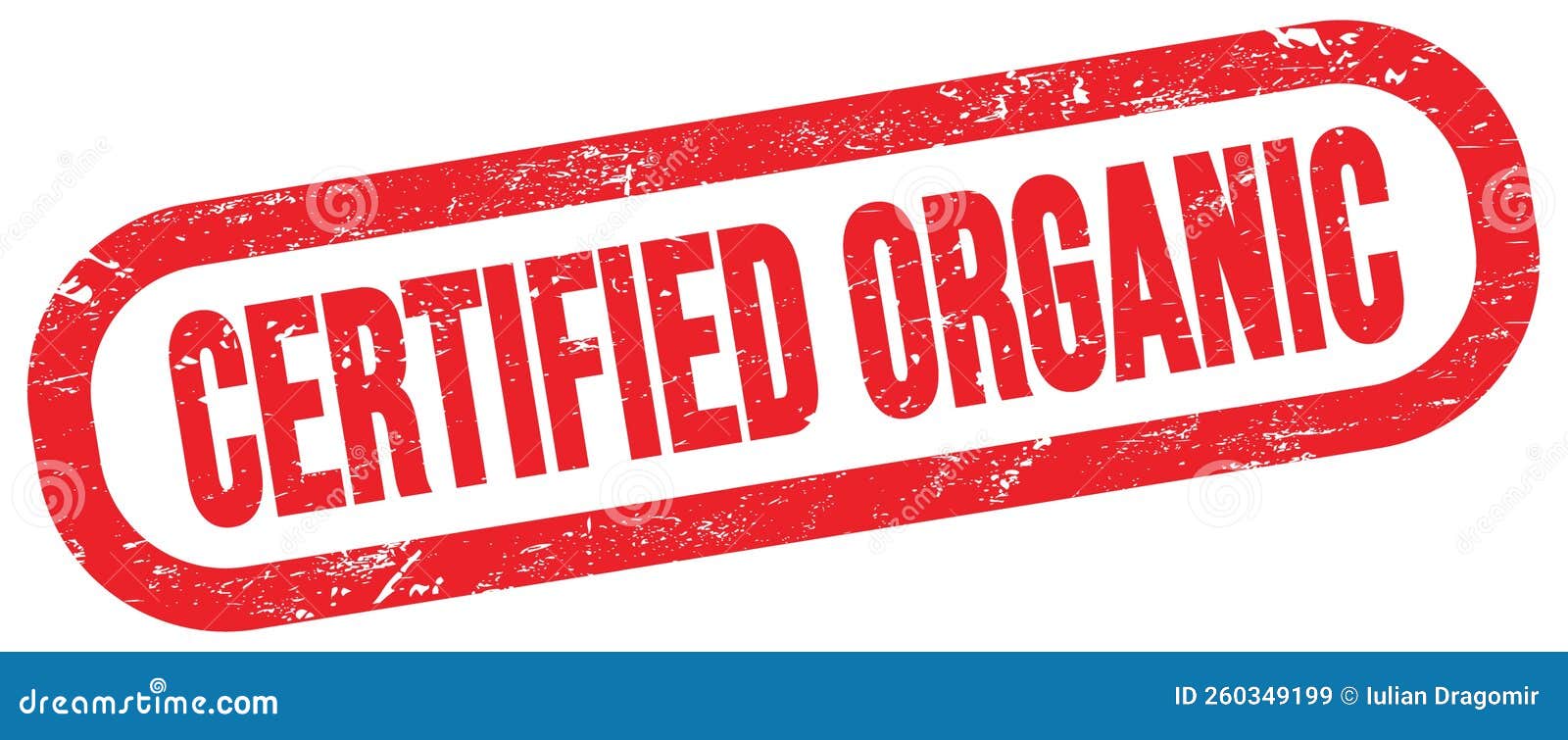 CERTIFIED ORGANIC, Text Written on Red Stamp Sign Stock Illustration ...