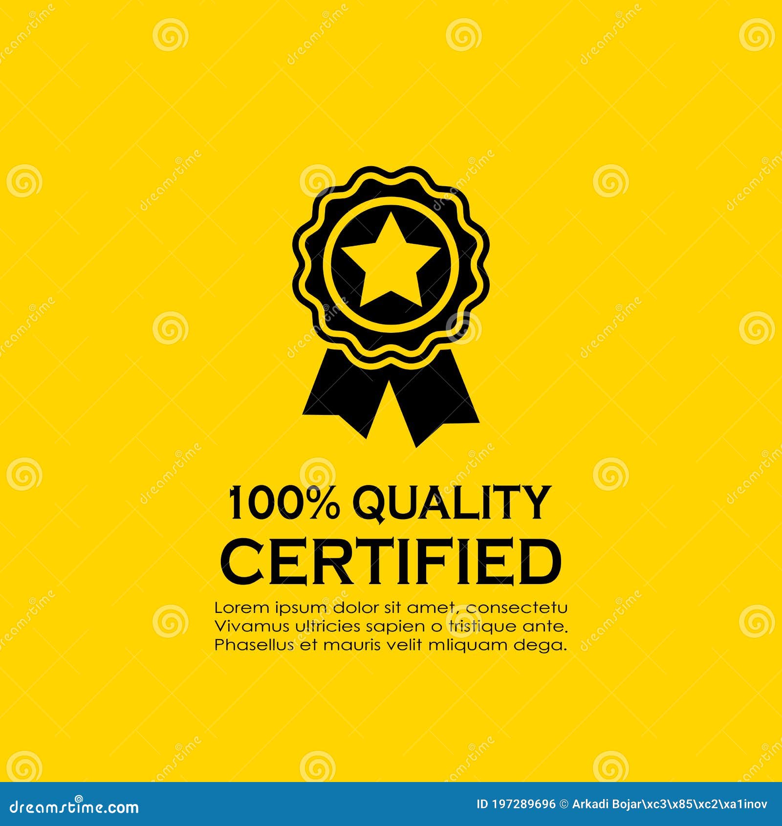 The Certified Quality And Thumbs Up Icon. Approval, Approbation ...