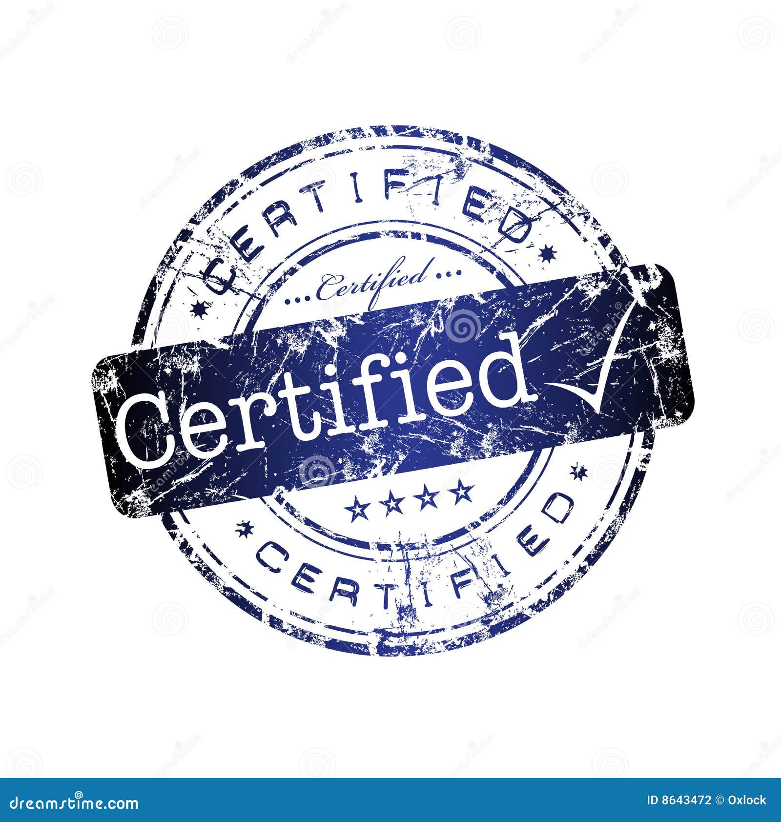 Certified rubber stamp stock vector. Illustration of colorful - 8643472