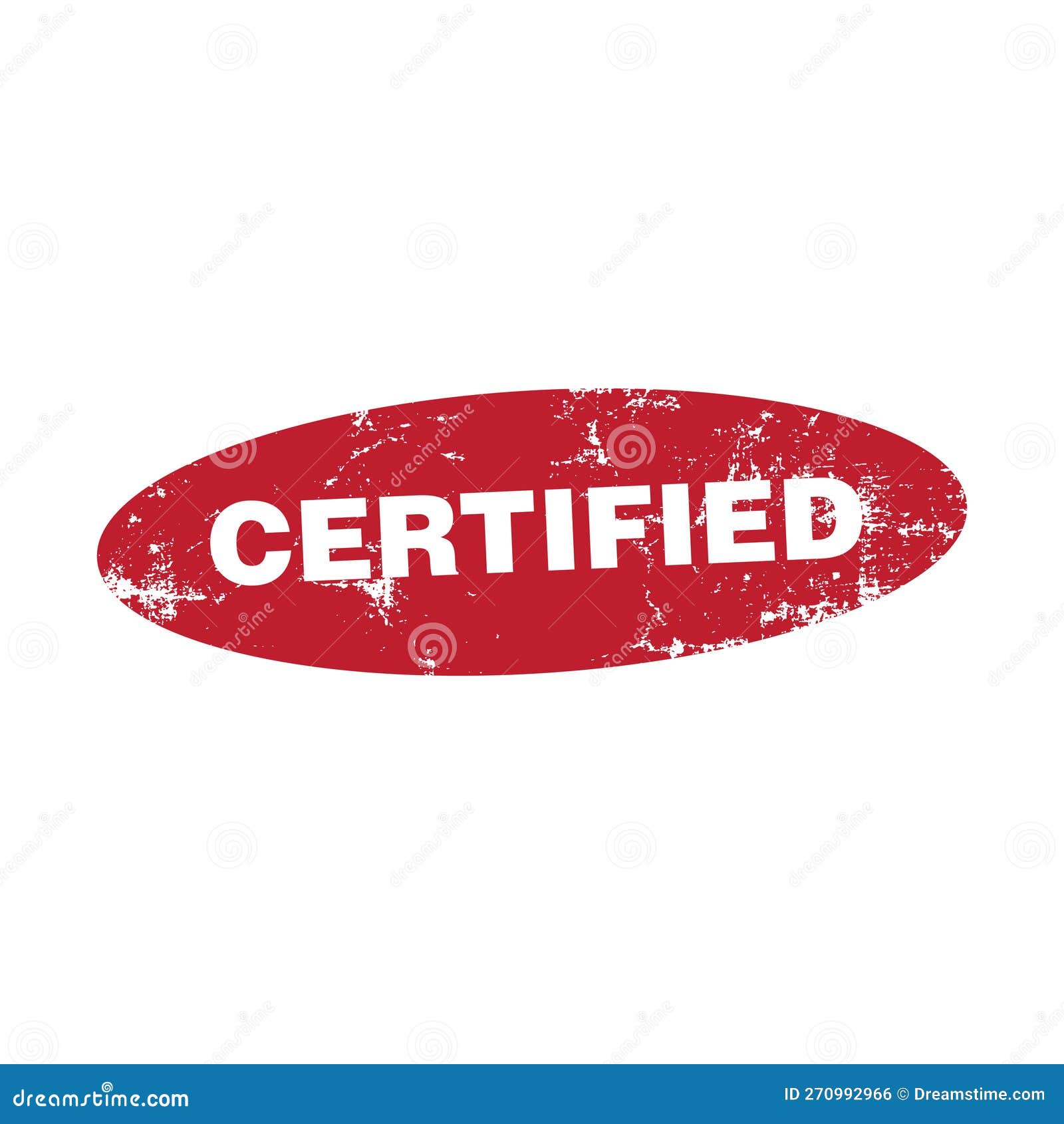 CERTIFIED Seal Badge Banner Stamp Template Solid Color with Grunge ...