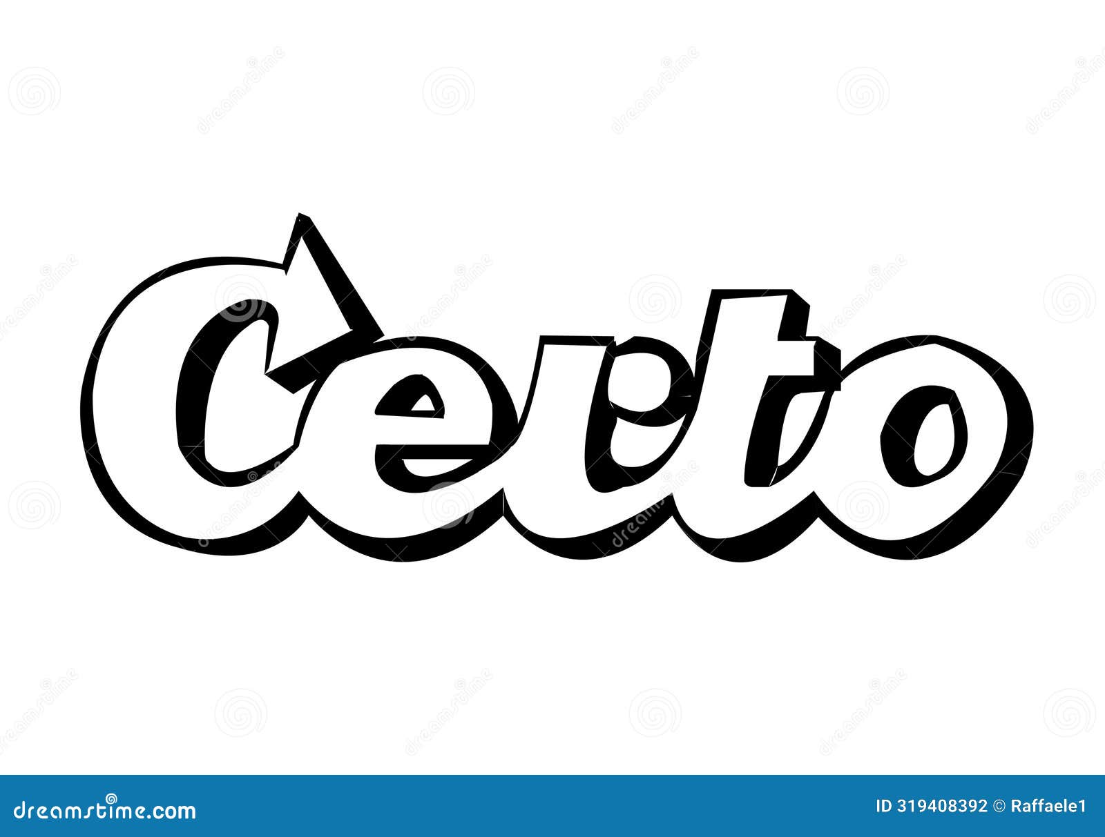 Certo Logo stock illustration. Illustration of internet - 319408392