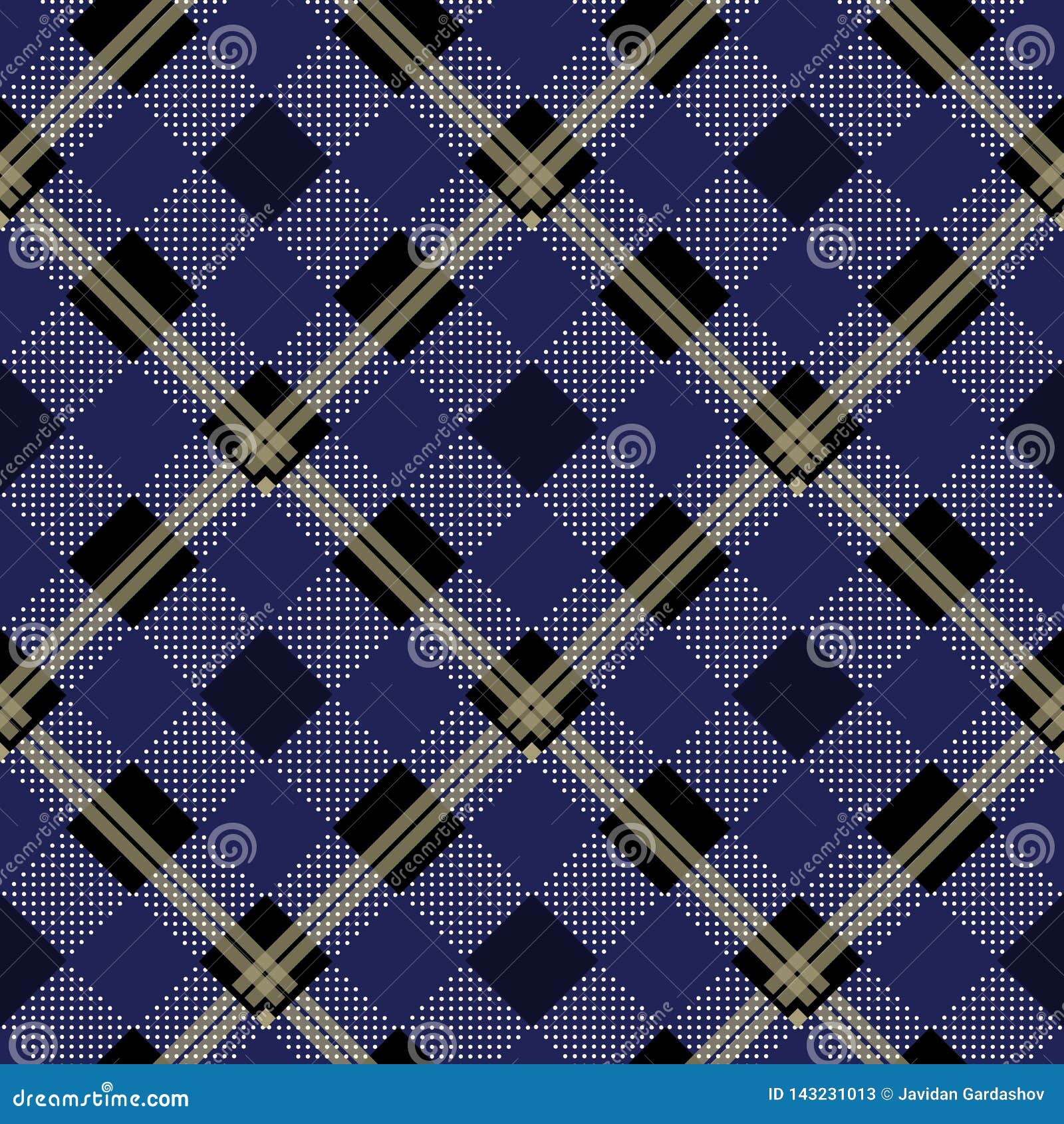 Cerulean Blue Lumberjack Buffalo Plaid Pattern Eps 10 Stock ...