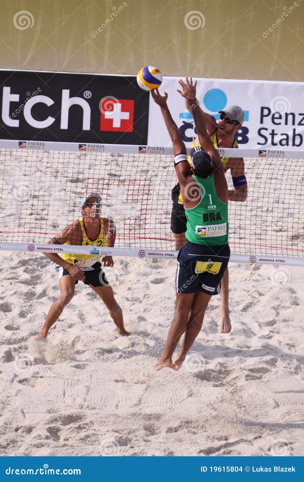 Beach Volleyball Court. Beach Volleyball Tournament Women Editorial ...