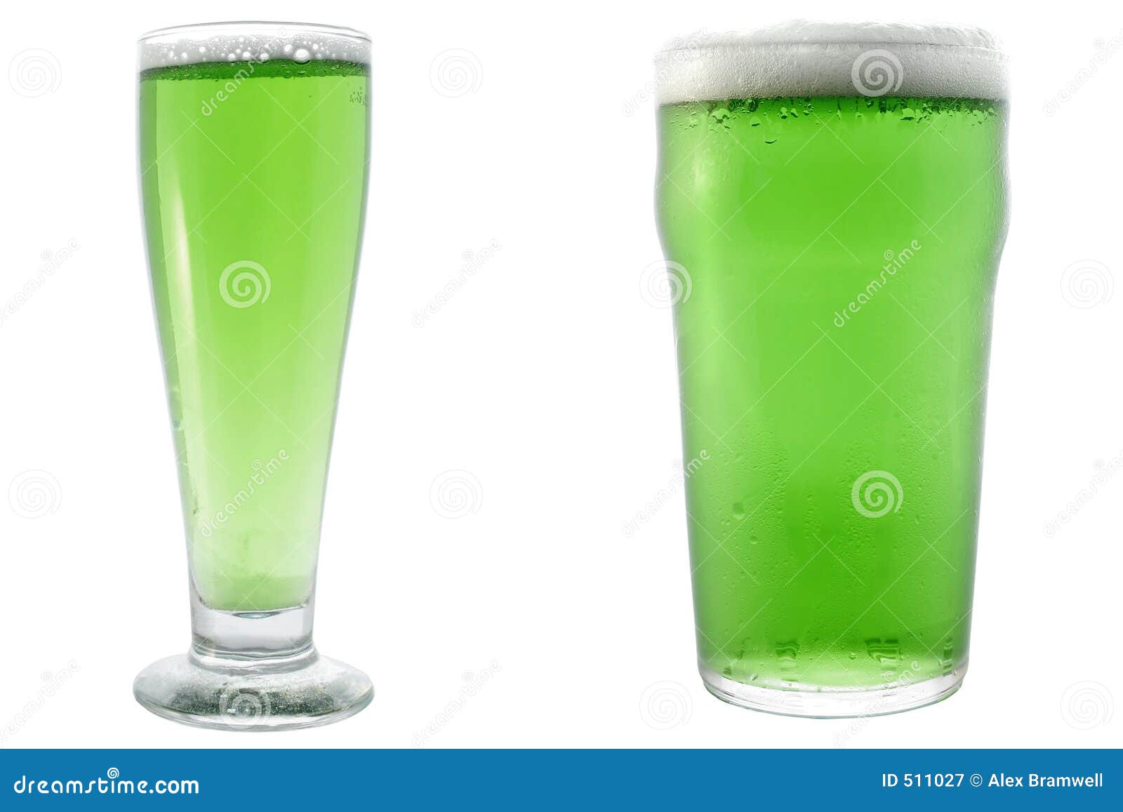 Cerveja verde imagem de stock. Imagem de irlandês, esmeralda - 511027