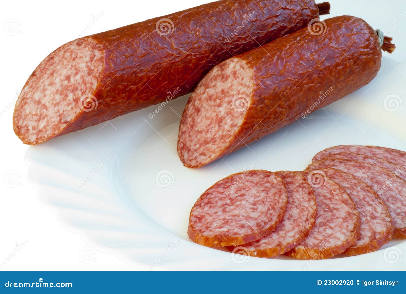 Cervelat stock photo. Image of appetizer, food, salami - 23002920