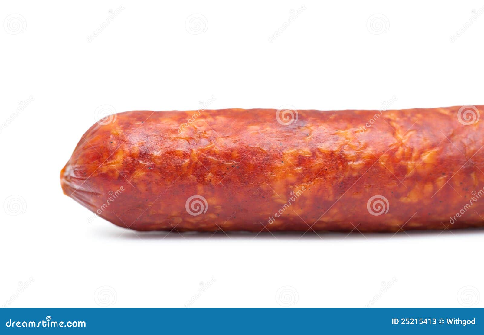 Cervelat, macro stock image. Image of shallow, sausage - 25215413