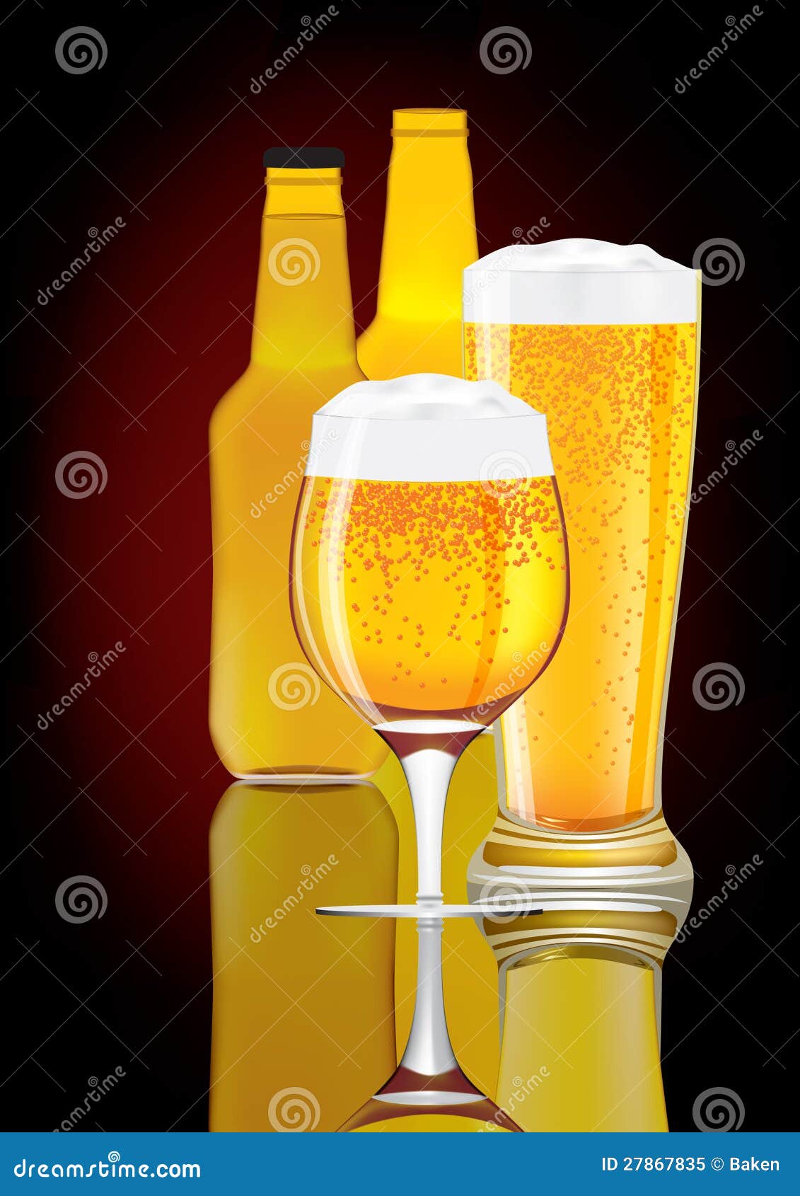 Cerveza del vector. ilustración del vector. Ilustración de patronal ...