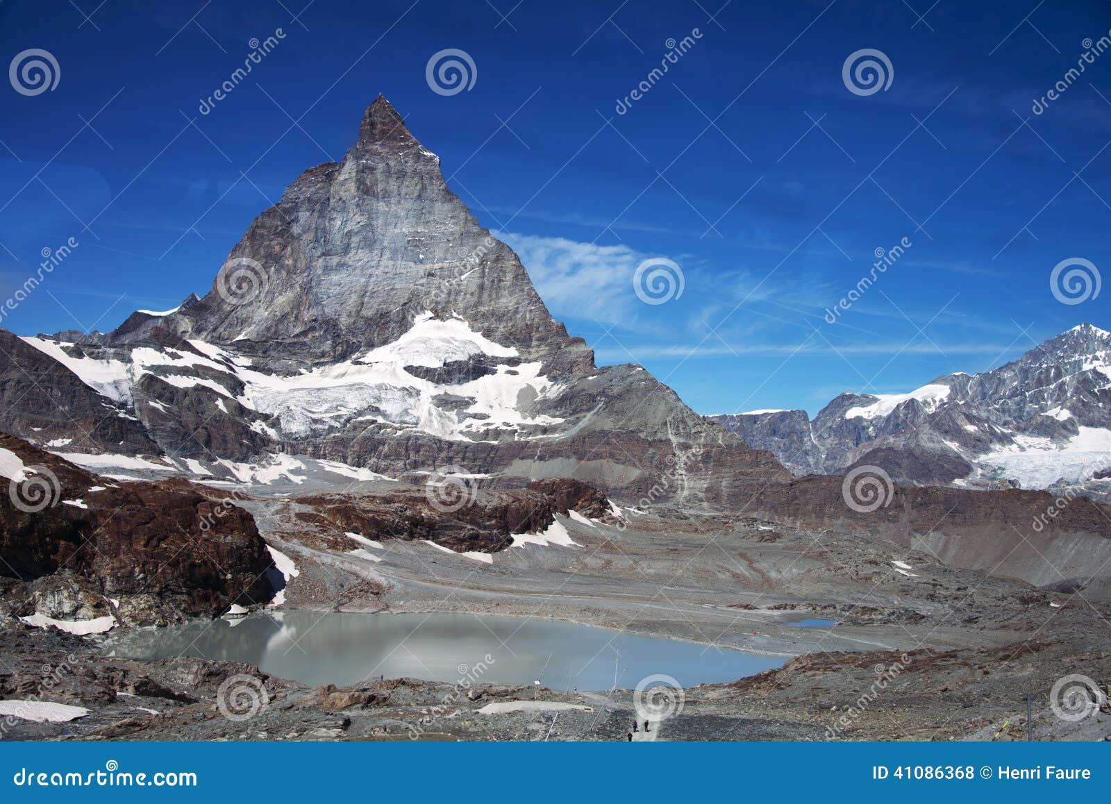 The Cervin stock photo. Image of range, cervin, glacier - 41086368