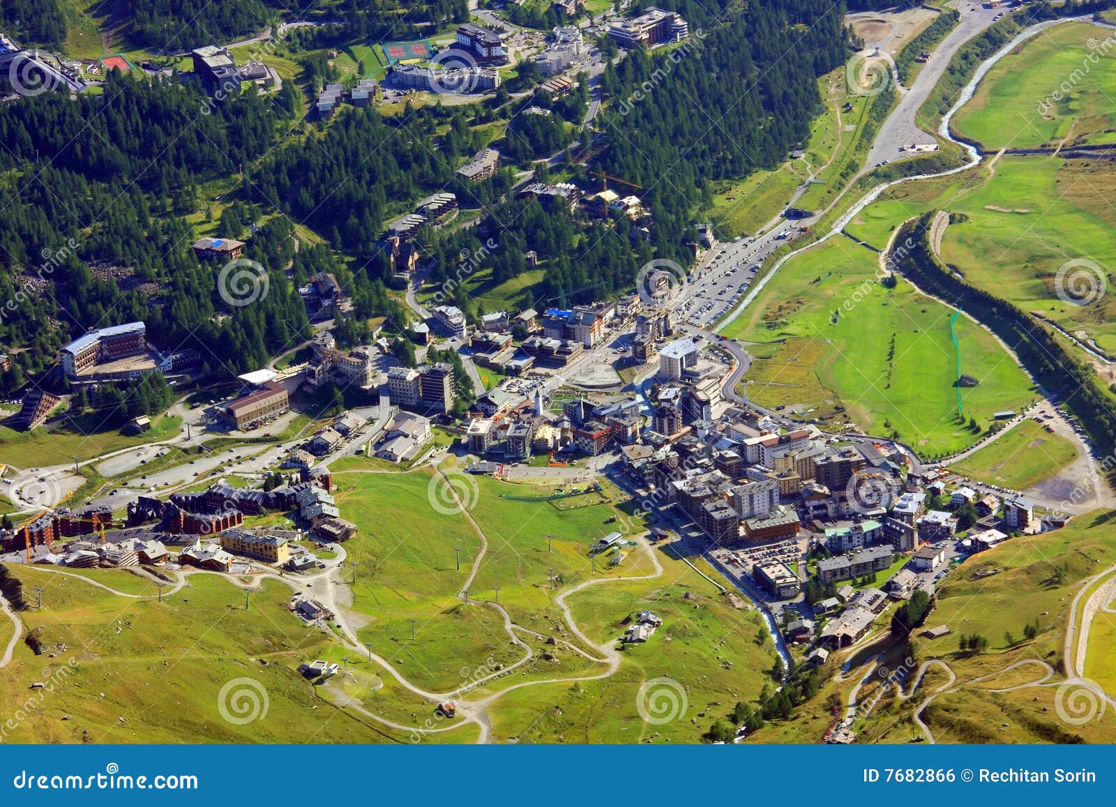Cervinia stock photo. Image of valley, cervinia, exclusive - 7682866