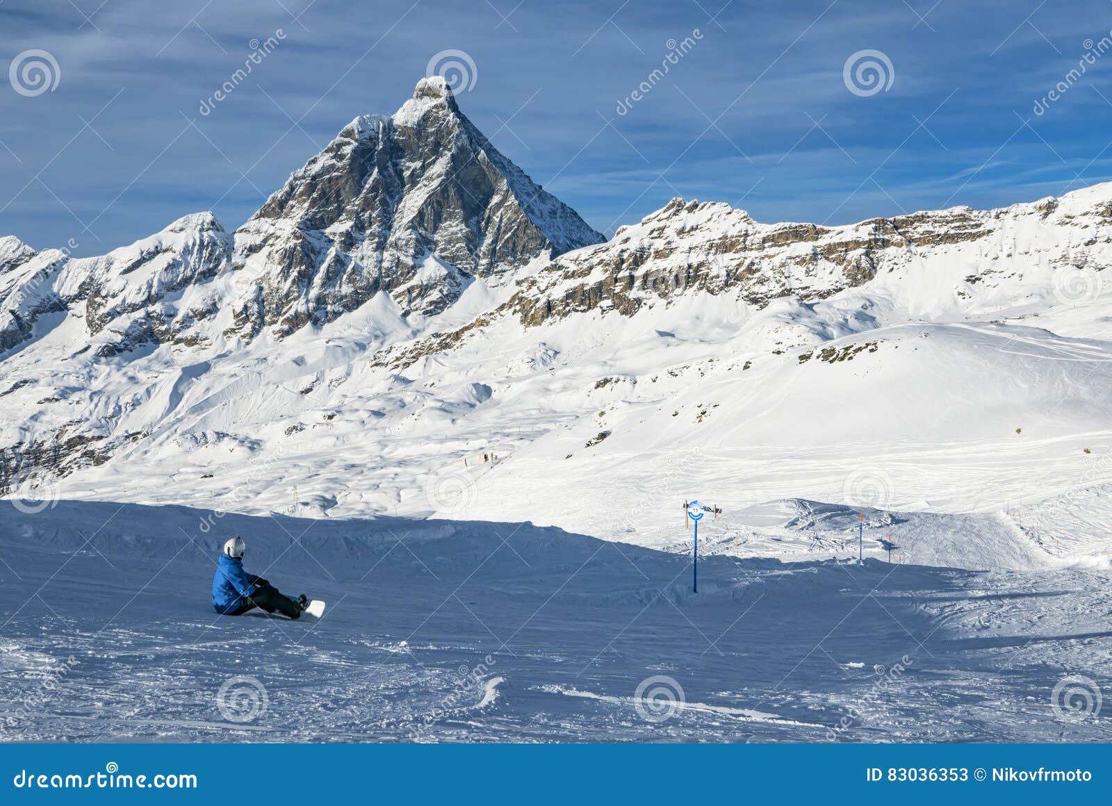 Cervinia Italy stock image. Image of europe, italian - 83036353
