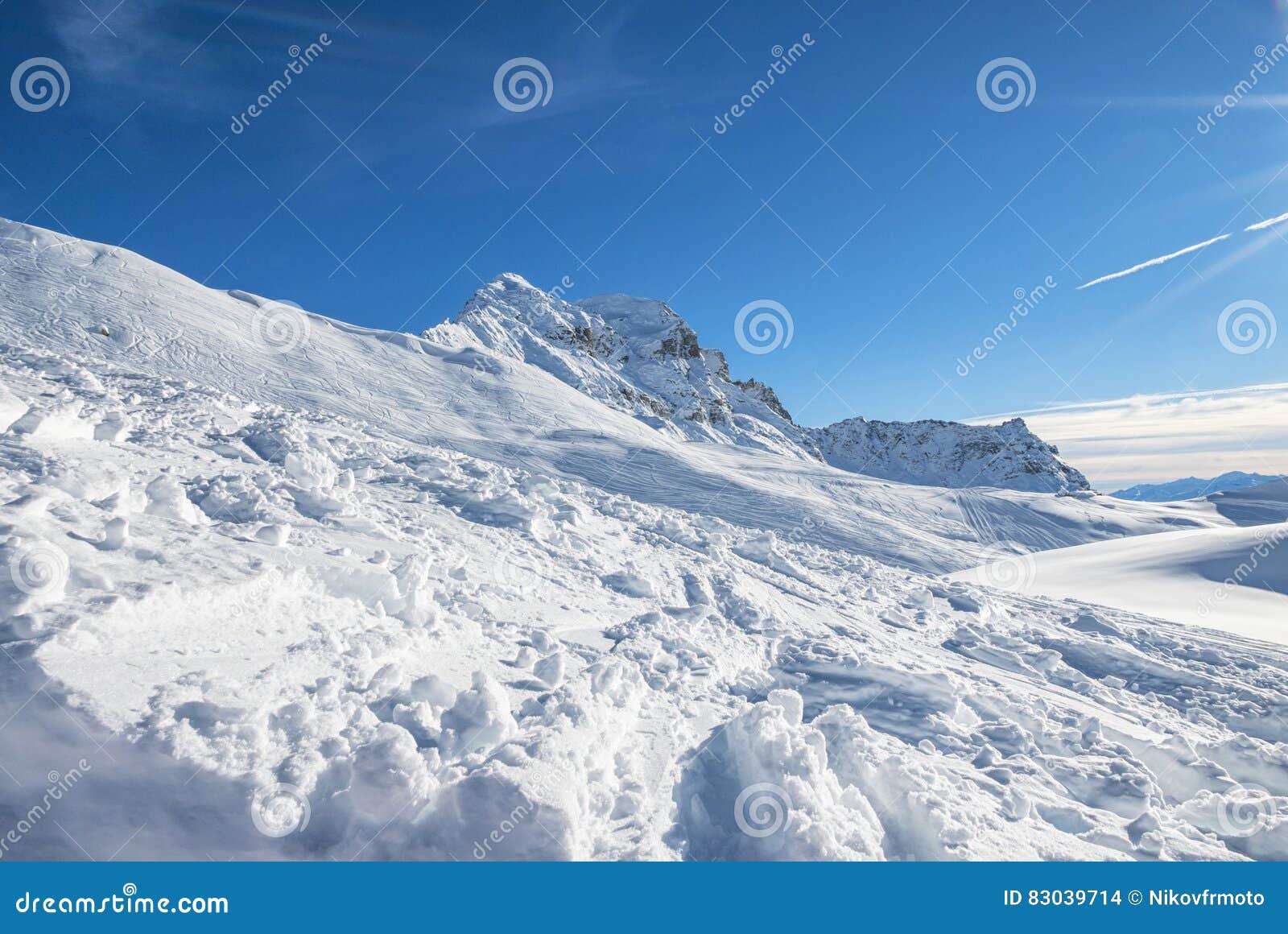 Cervinia Italy stock photo. Image of rock, peak, mountain - 83039714