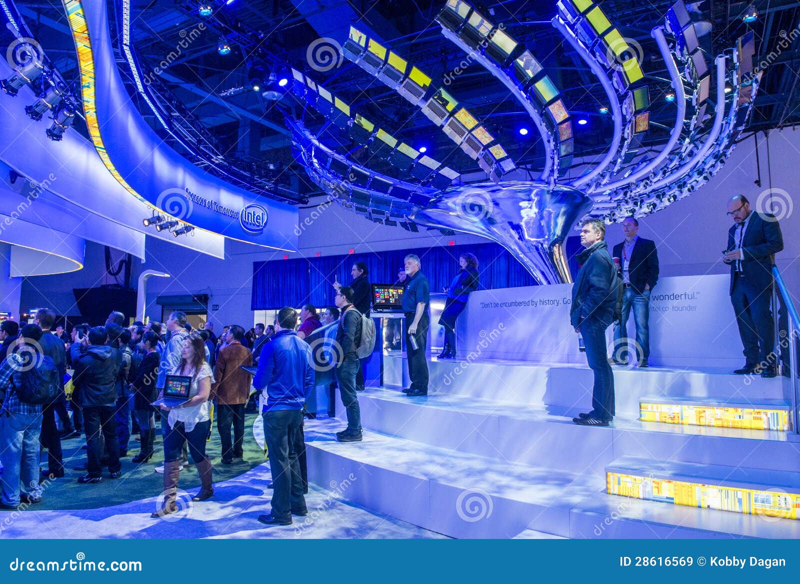 CES 2013 editorial stock image. Image of color, intel - 28616569