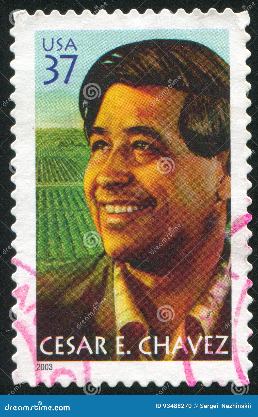 Cesar Chavez image éditorial. Image du courrier, humain - 93488270