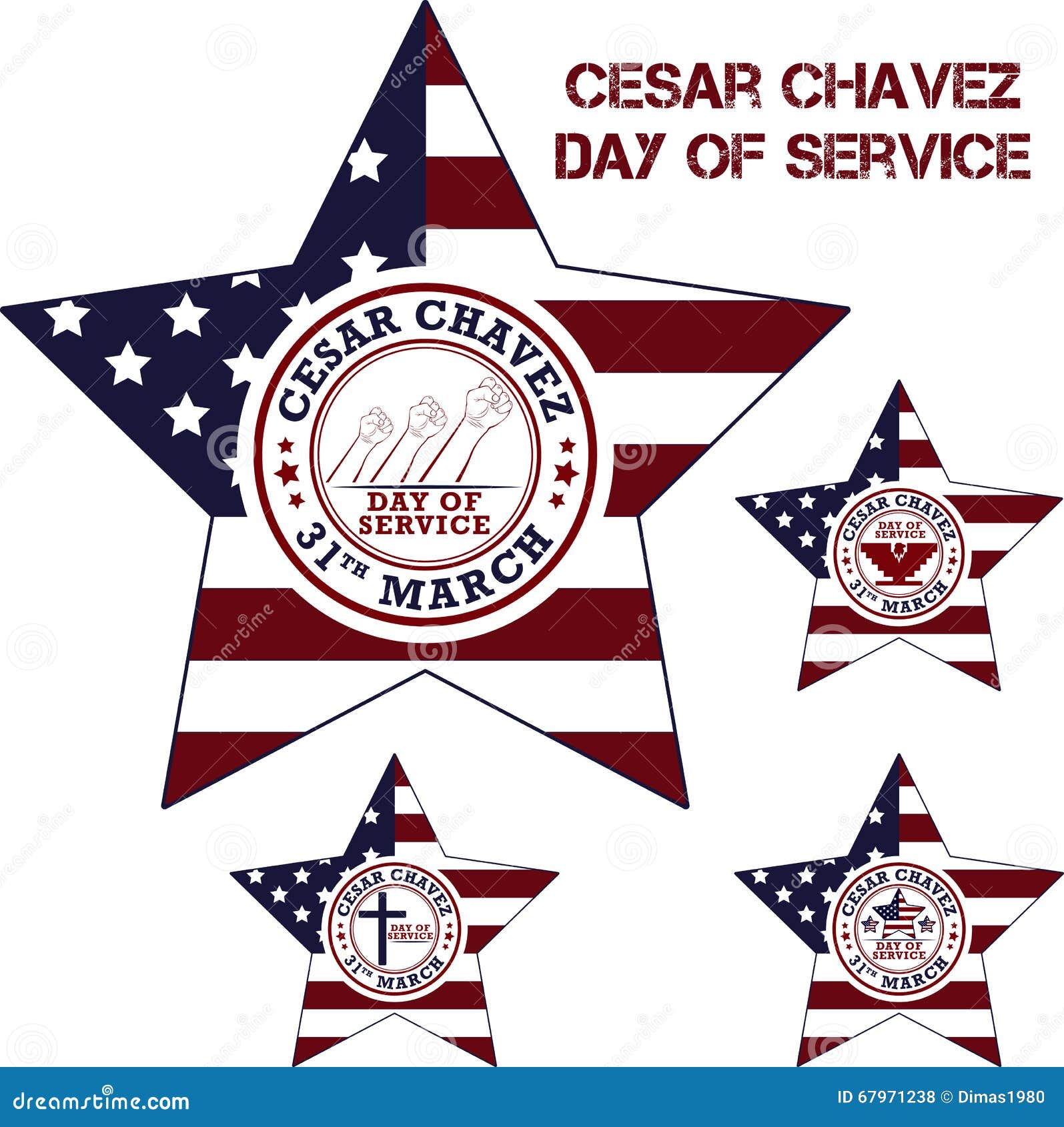Cesar Chavez day stock illustration. Illustration of migrants - 67971238