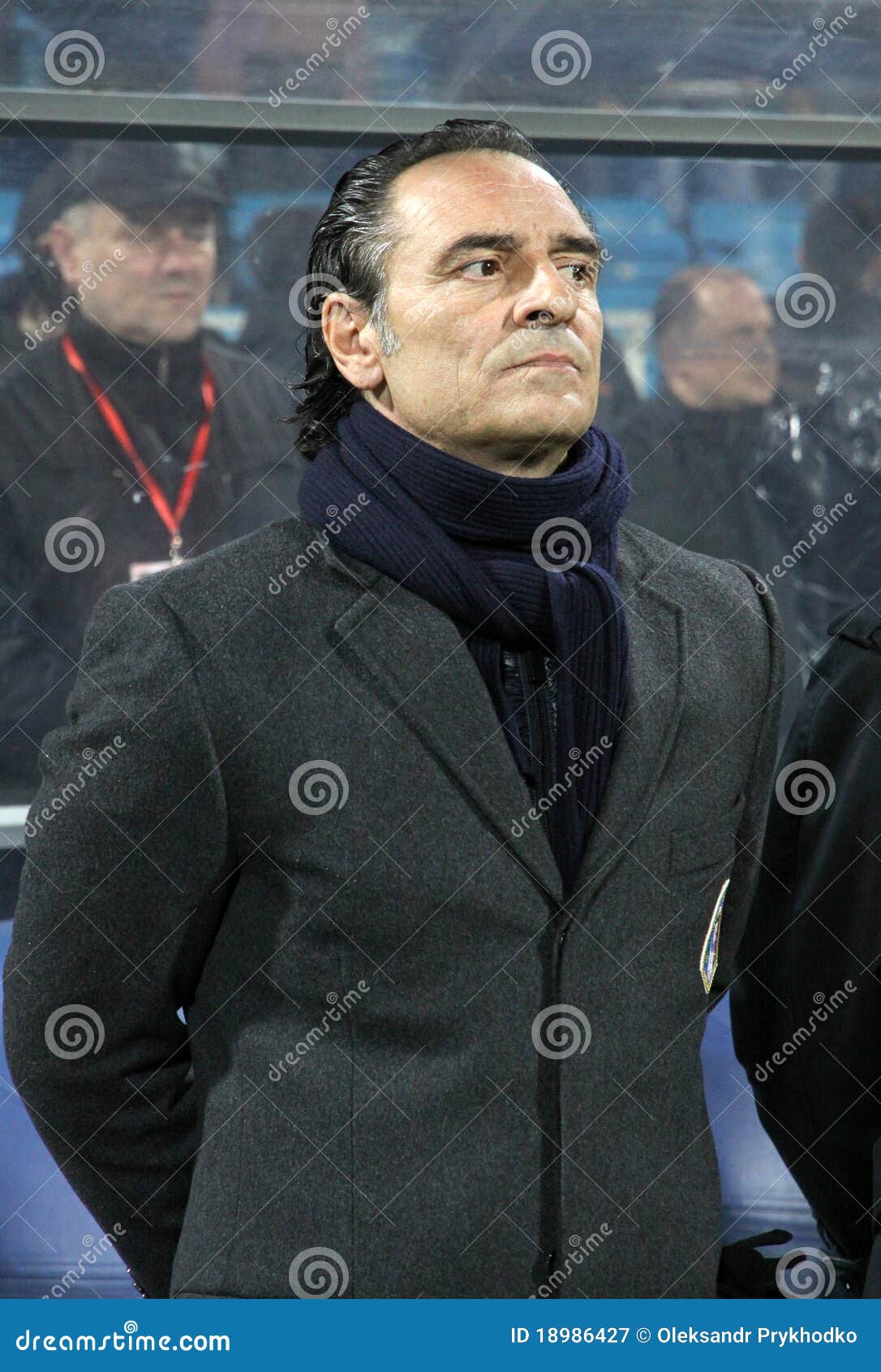 Cesare Prandelli of Italy editorial photography. Image of game - 18986427