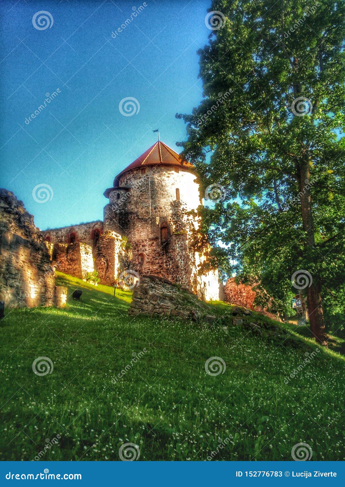 Cesis Castle in Latvia, Europe Stock Image - Image of europe, livonia ...
