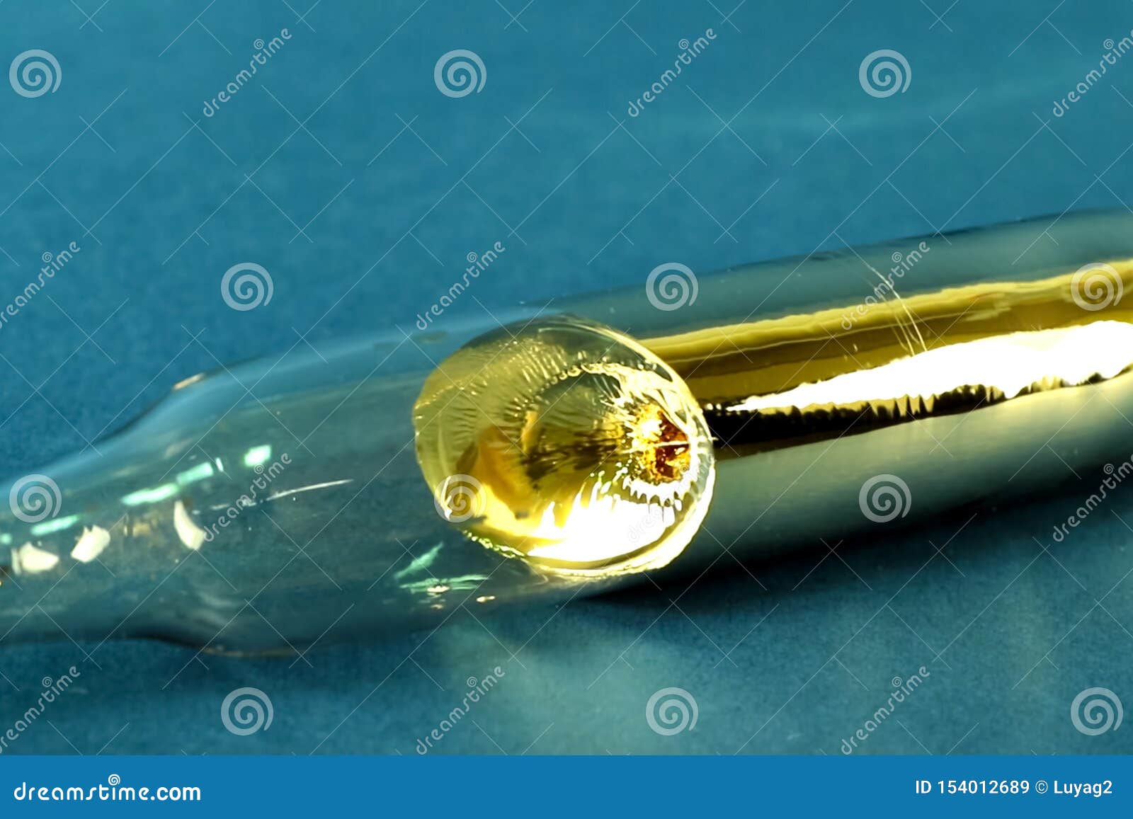 Cesium is Most Active Metal Capsule for Storing Cesium Stock Image ...